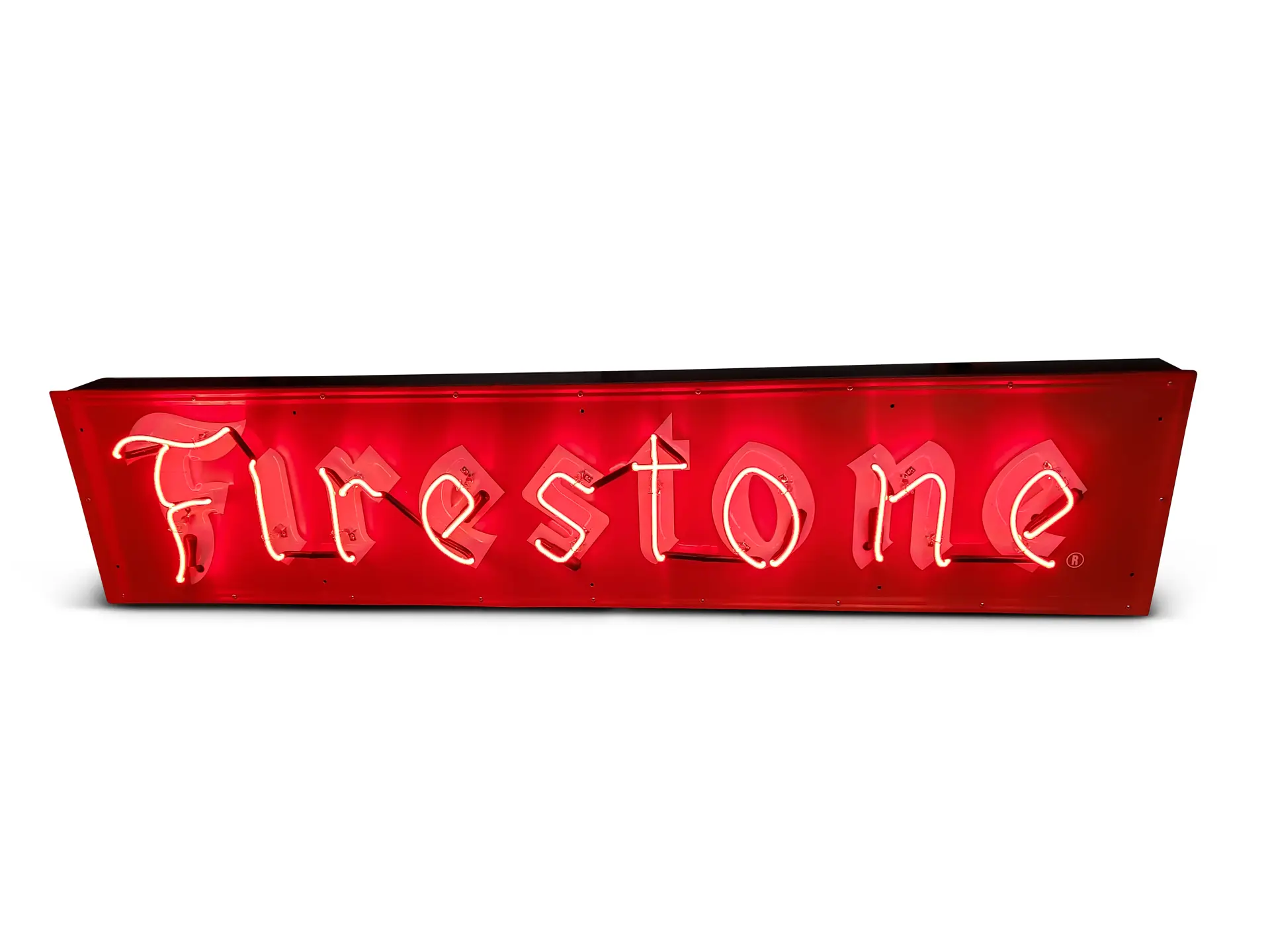 Firestone Neon Tin Sign | Driving into Summer | RM Sotheby's