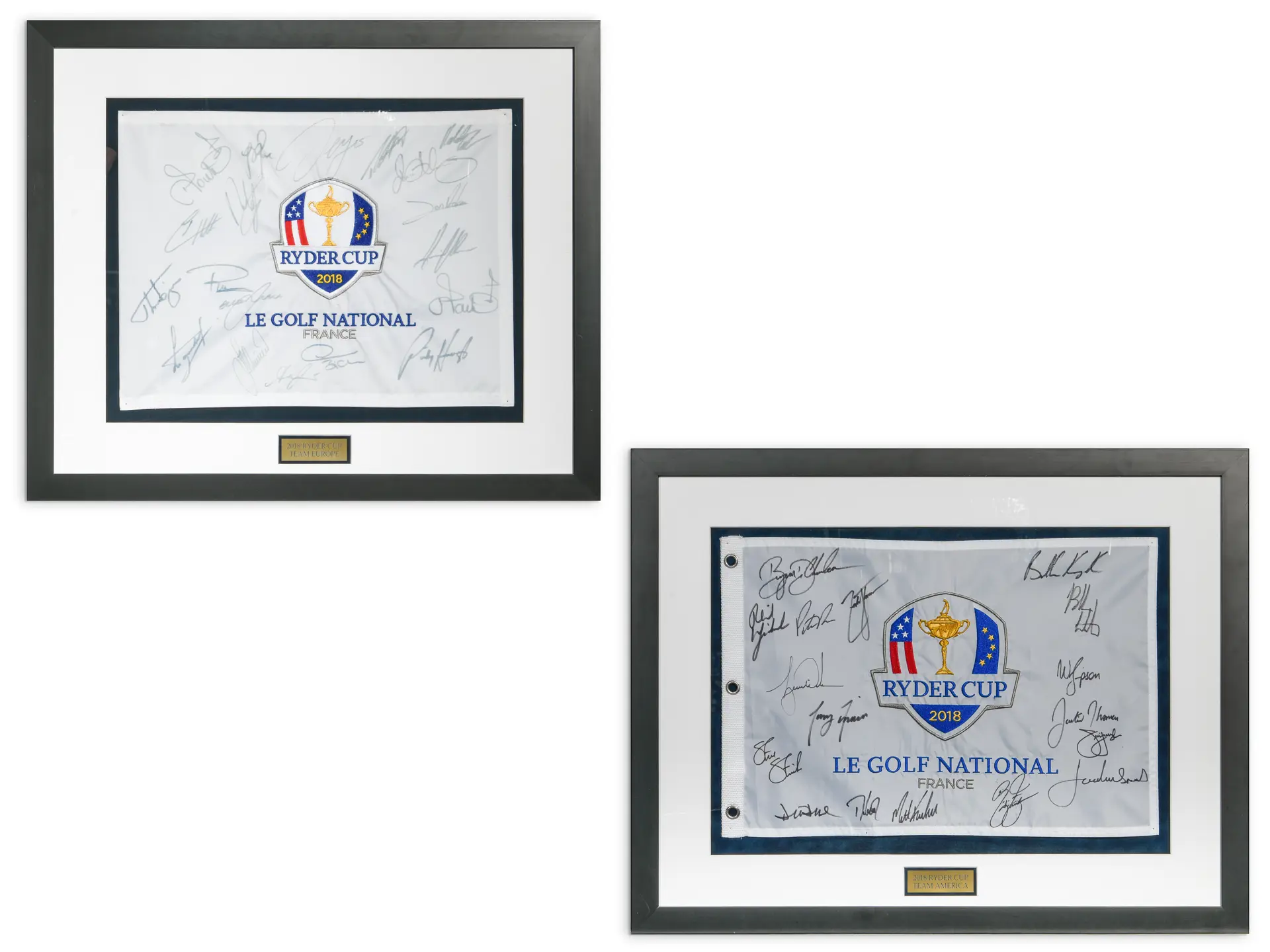 Ryder Cup Autographed Pin Flags | Dare to Dream | Online | RM Sotheby's