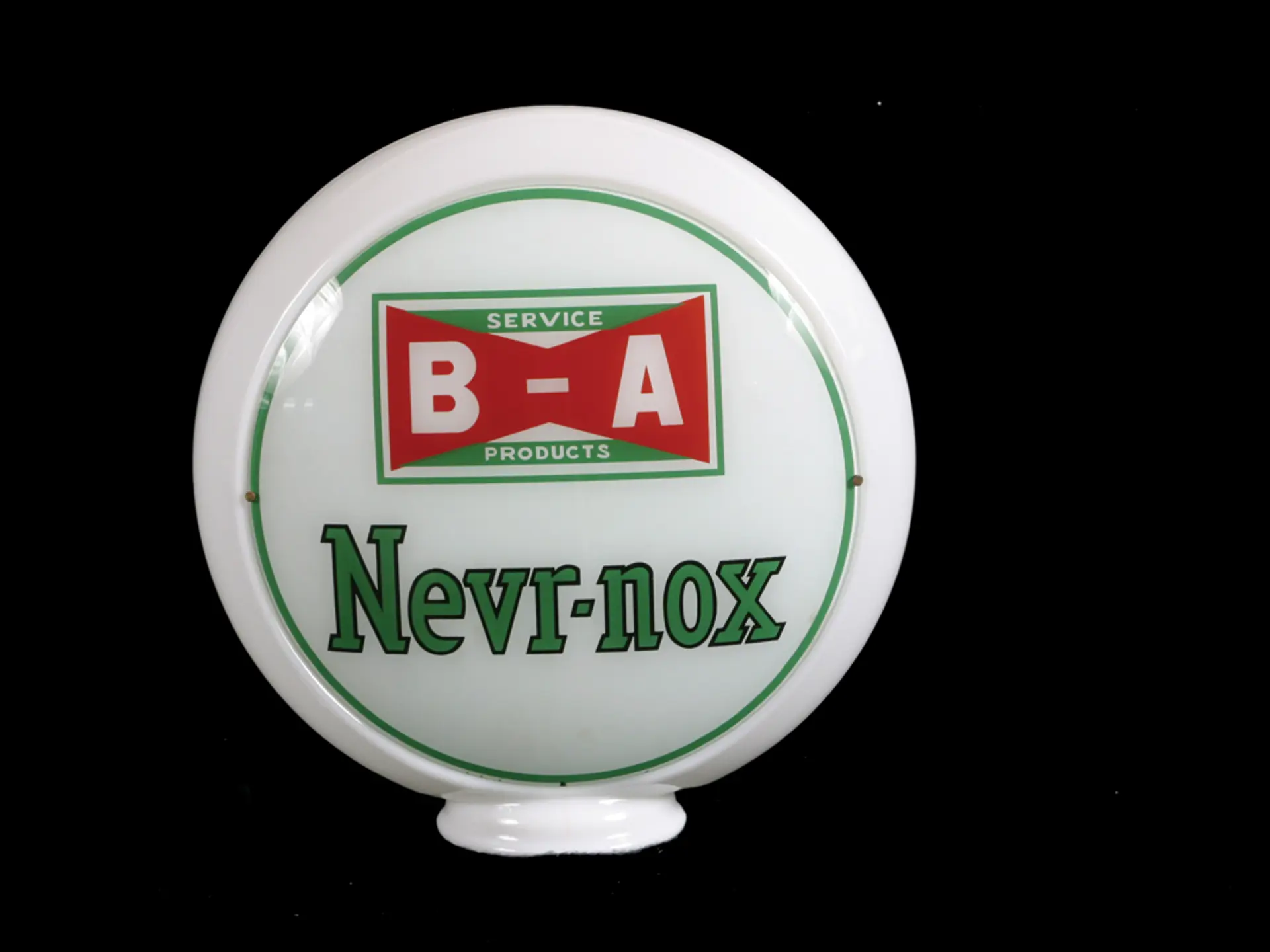 BA GAS PUMP GLOBE | Private Collection of Tom & Marlene Stackhouse | RM ...
