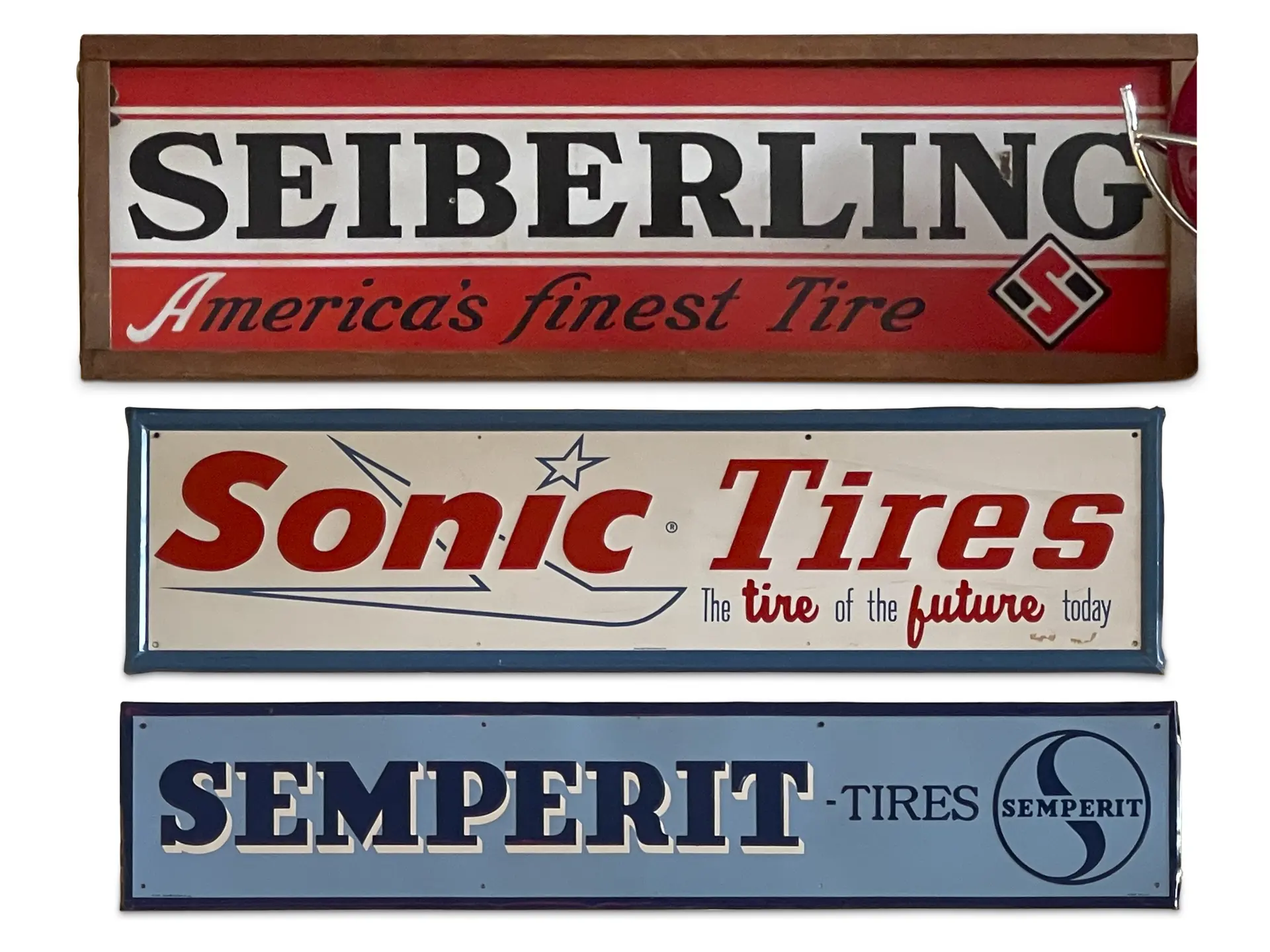 Selection of Vintage Tire Signs | Gene Ponder Collection | RM Sotheby's
