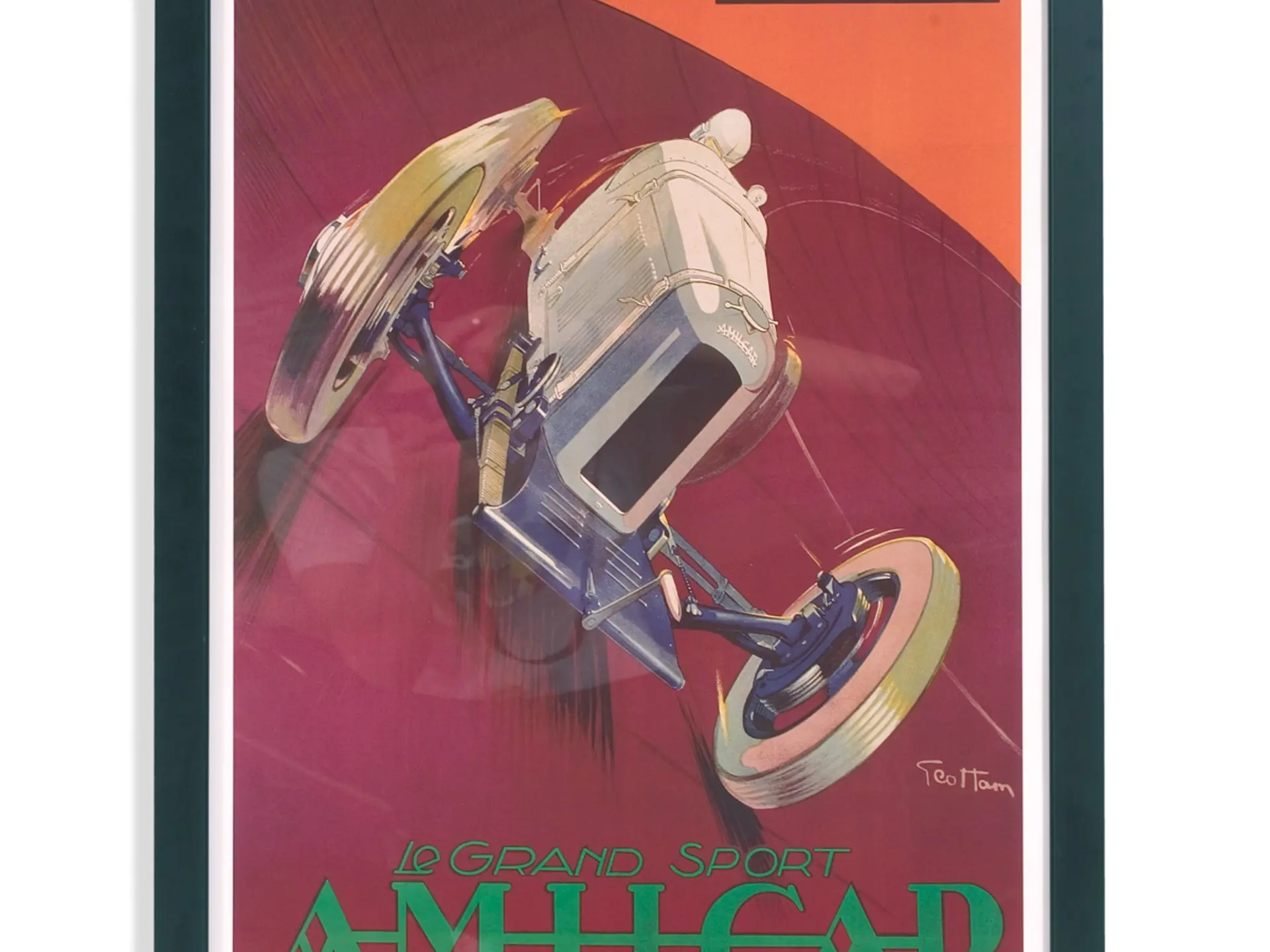 FRAMED FRENCH AUTOMOBILE POSTERS | The Ponder Collection | RM Sotheby's
