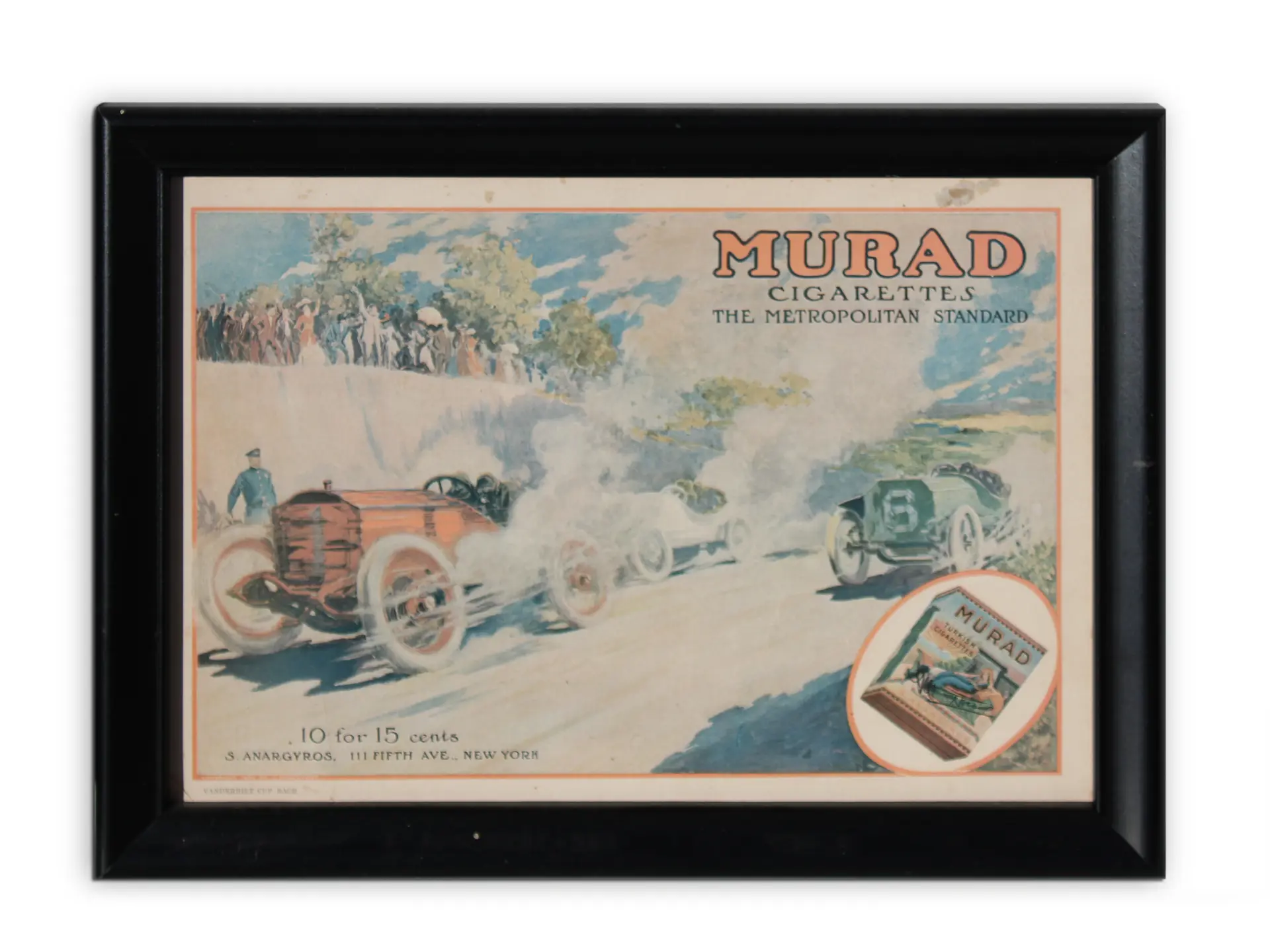 Murad Cigarettes Motor Racing Advertisement | Hershey 2023 | RM Sotheby's
