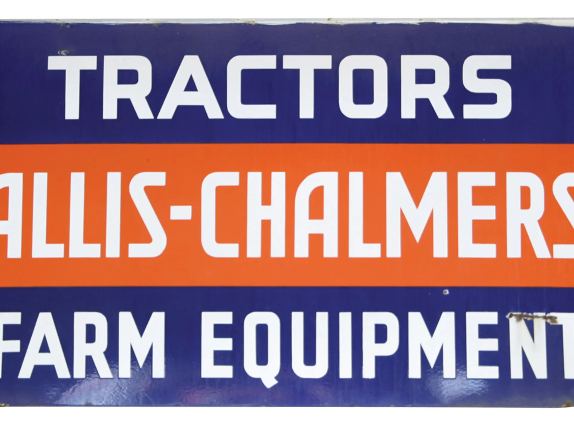 ALLIS-CHALMERS SIGN | Private Collection of Tom & Marlene Stackhouse ...