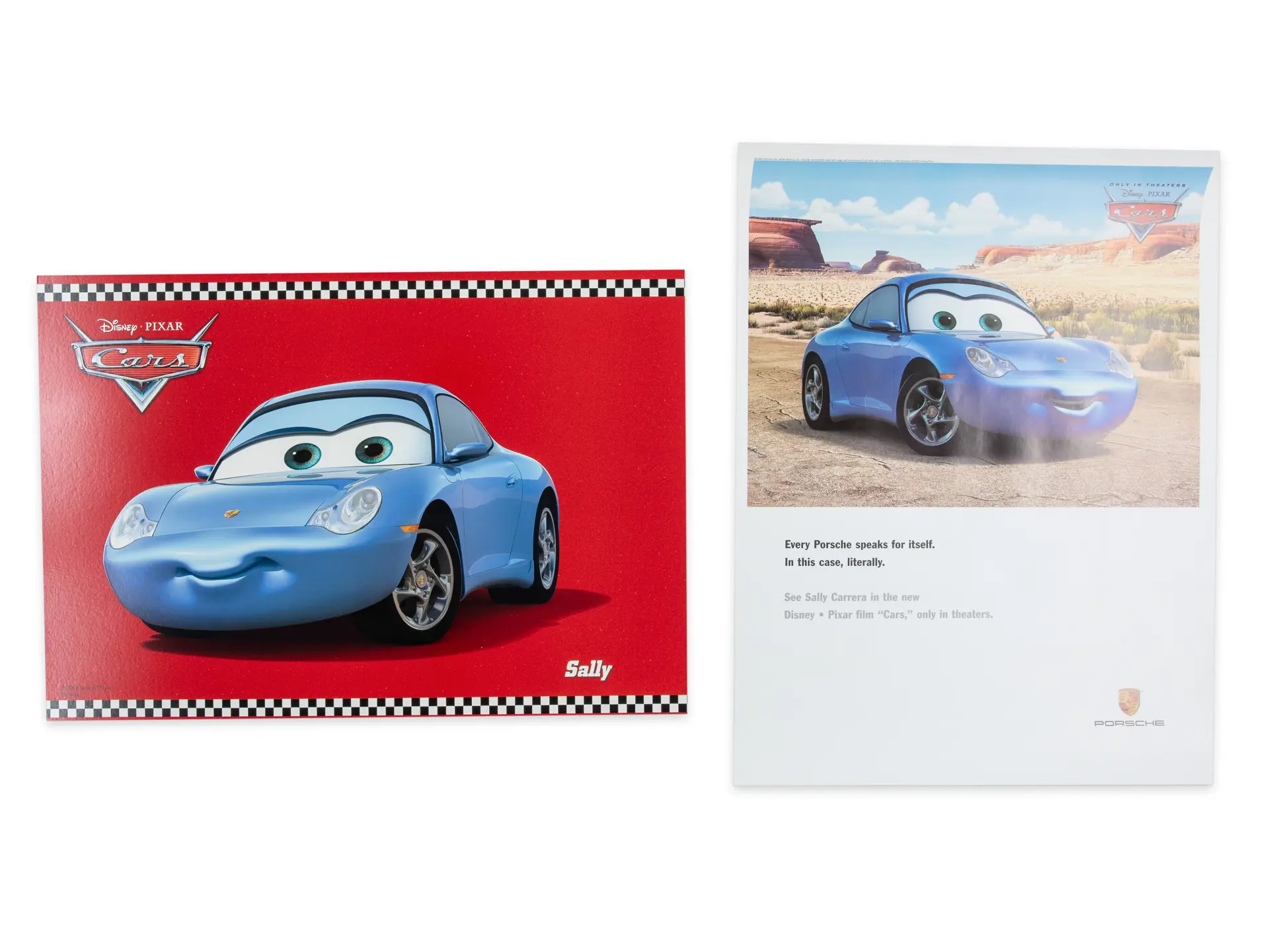 Sally Carrera "Cars" Movie Porsche Poster and Posterboard | The White ...