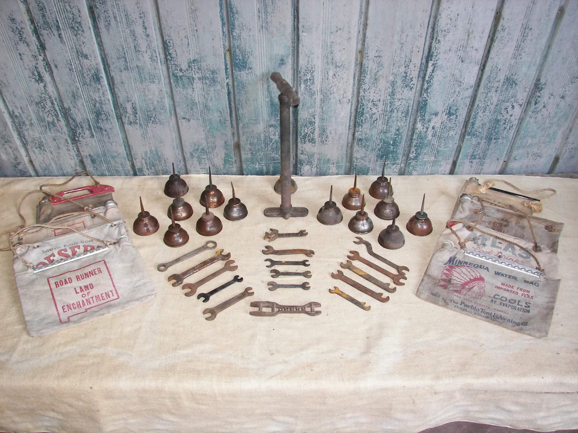 Ford Script Oil Cans and Automotive Manufacturer Wrenches | The Lee Roy ...