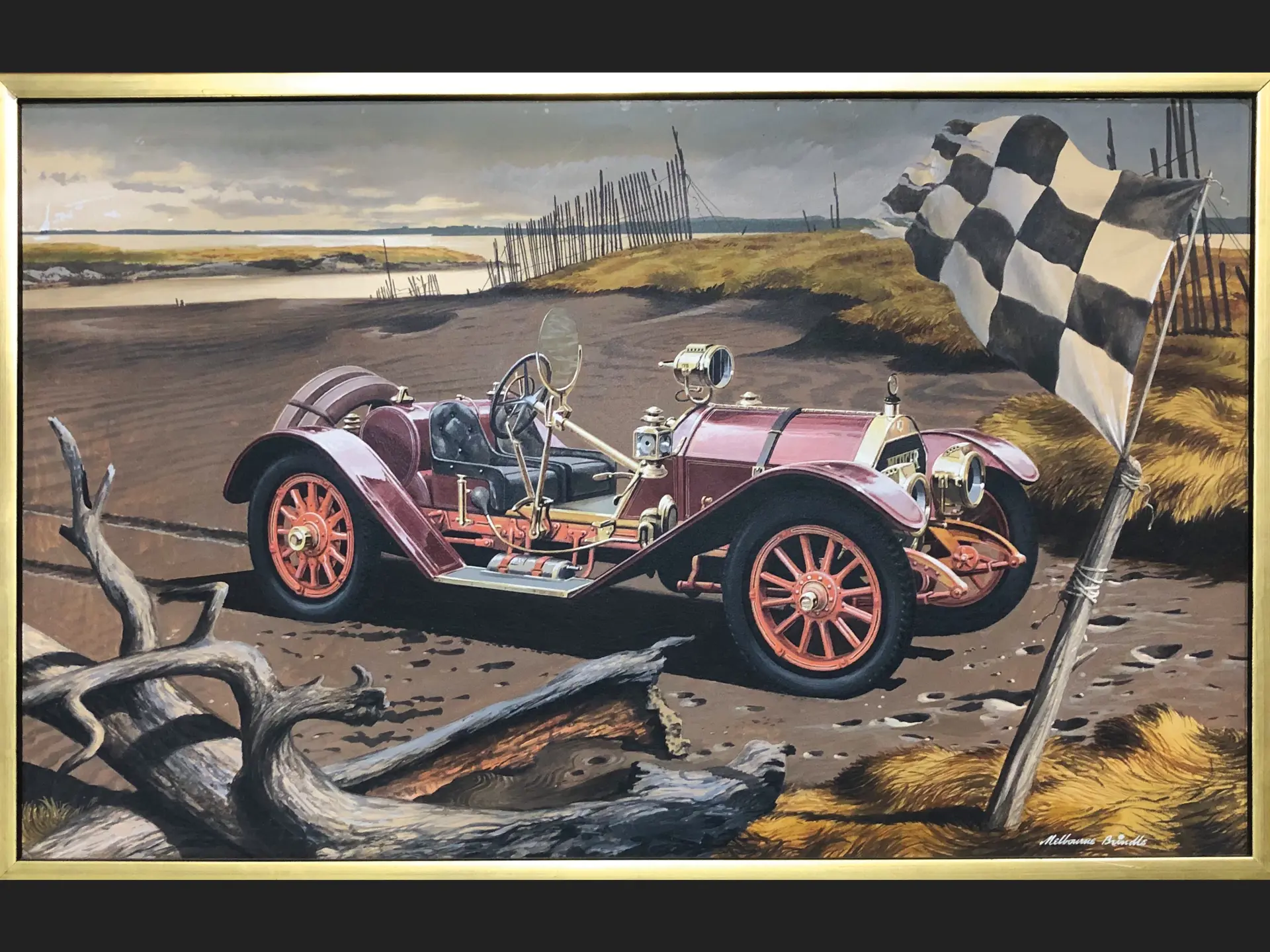 1914 Mercer Raceabout by Melbourne Brindle, ca. 1965 | Amelia Island ...