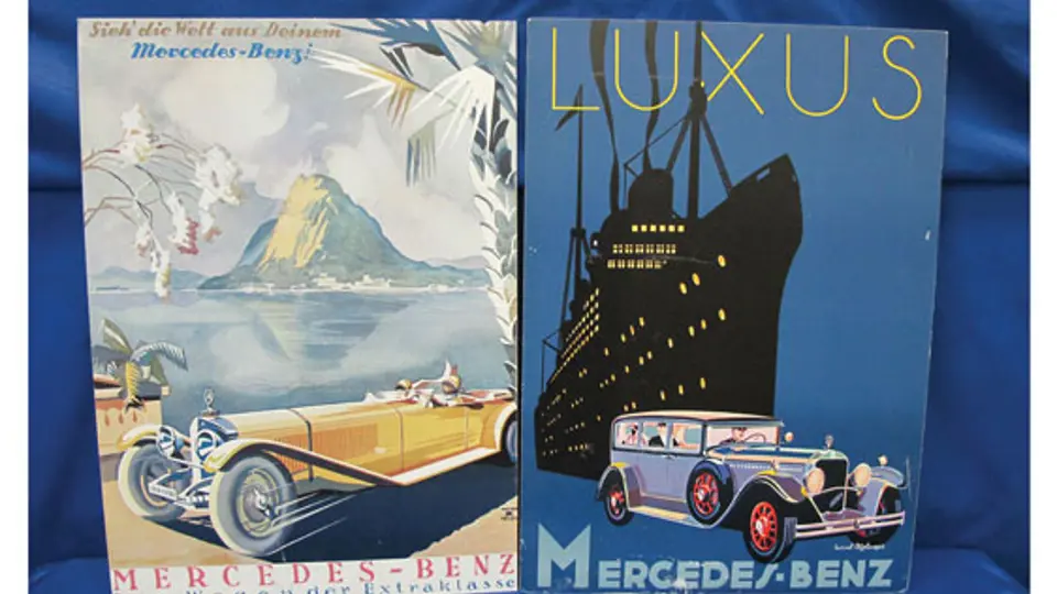 1929 Mercedes-Benz Poster, 1931 Mercedes-Benz Poster | Auburn Fall 2012 ...