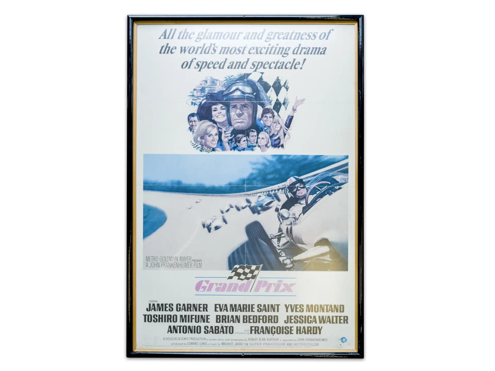 Grand Prix Framed Movie Poster | Gene Ponder Collection | RM Sotheby's