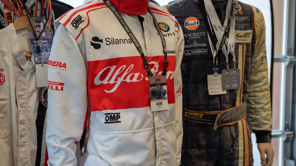 Mannequins with Race Suits | Gene Ponder Collection | RM Sotheby's