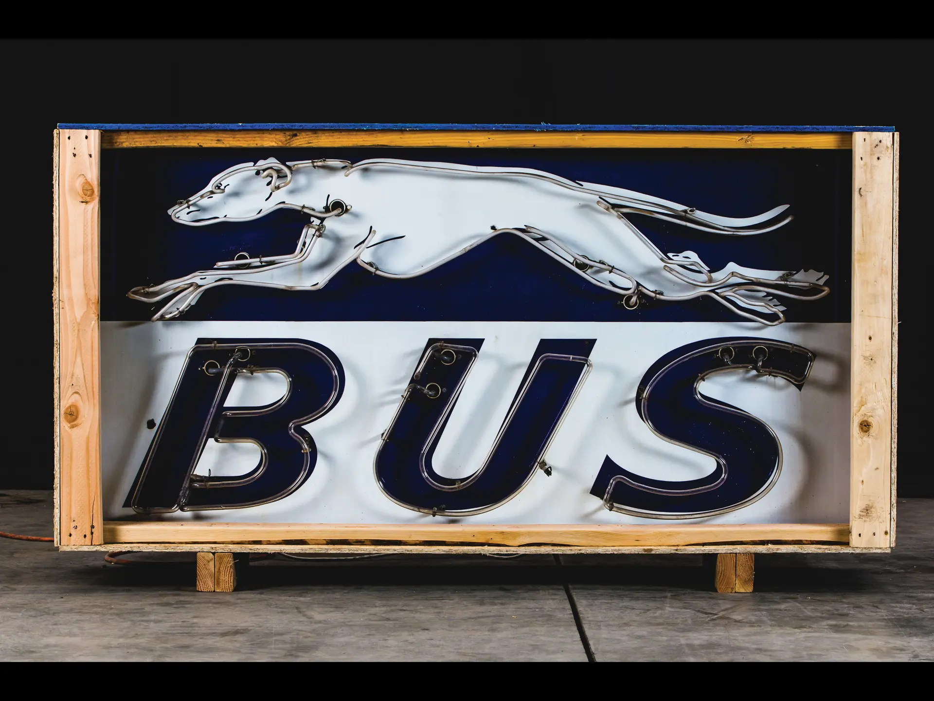 Greyhound Bus with Dog Neon Sign | Auburn Spring 2019 | RM Sotheby's