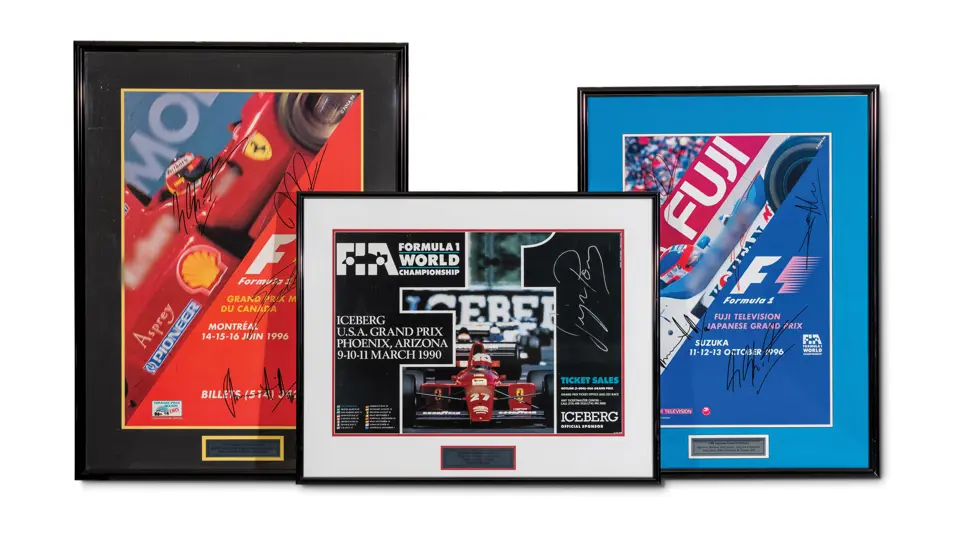 Formula 1 Signed Event Posters | Online Only: Formula 1 Memorabilia ...