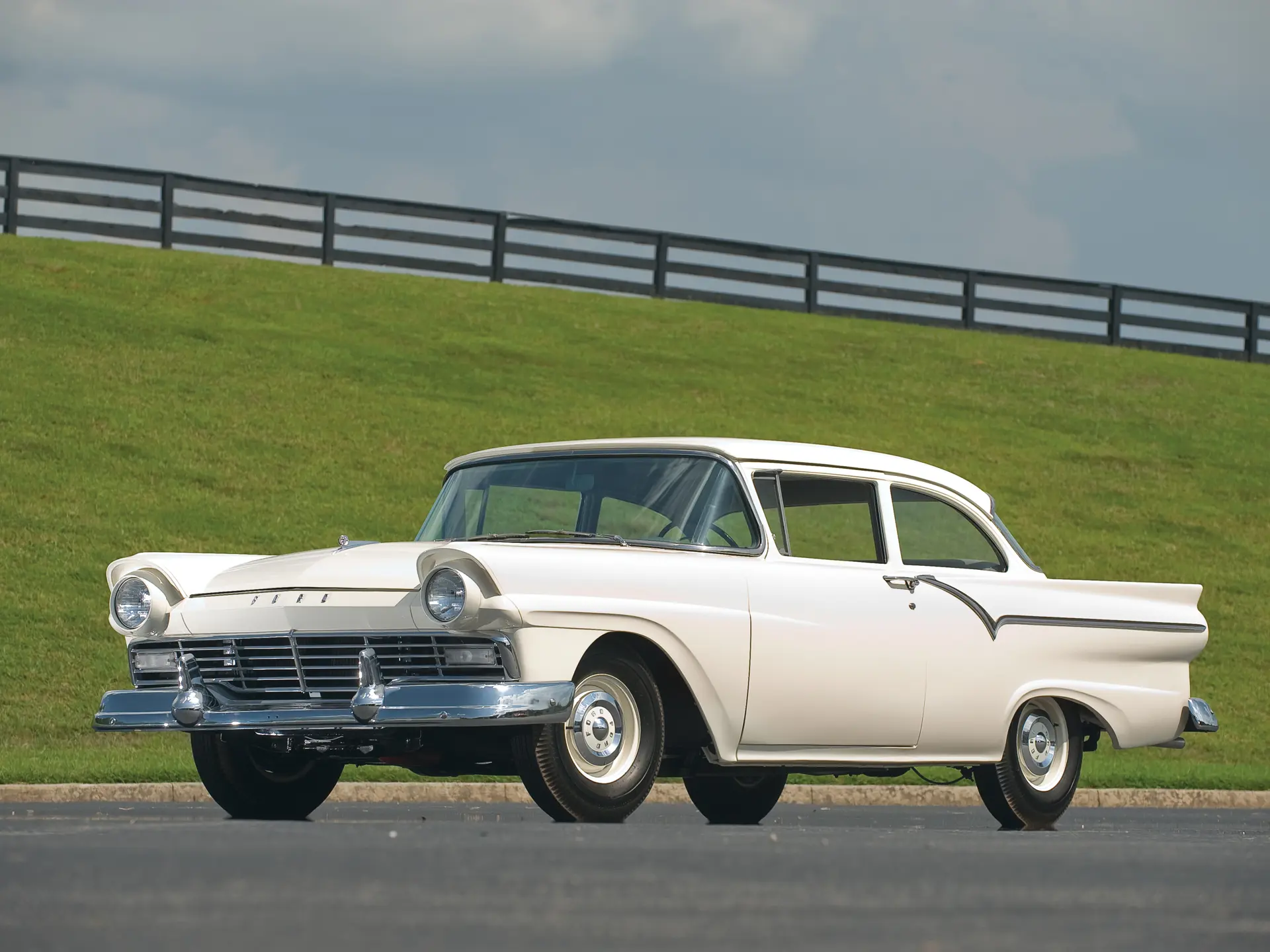 1957 Ford Supercharged Custom Tudor | The Milton Robson Collection | RM ...