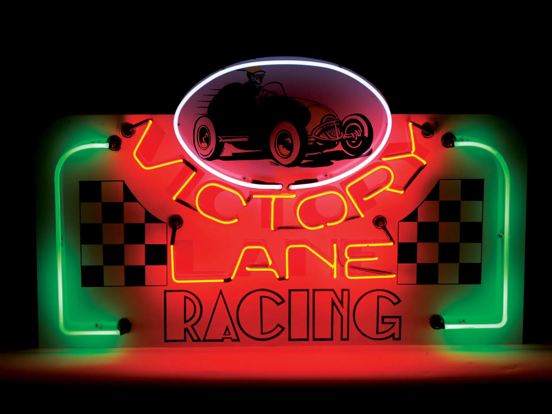Victory Lane Racing Neon Sign | The Al Wiseman Collection | RM Sotheby's