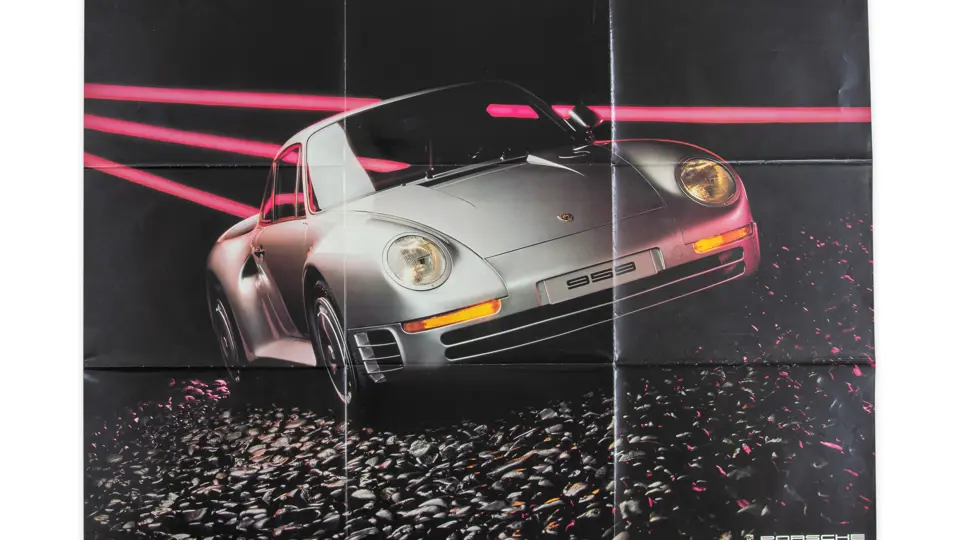 Three Porsche 959 Posters | The White Collection | Online | RM Sotheby's