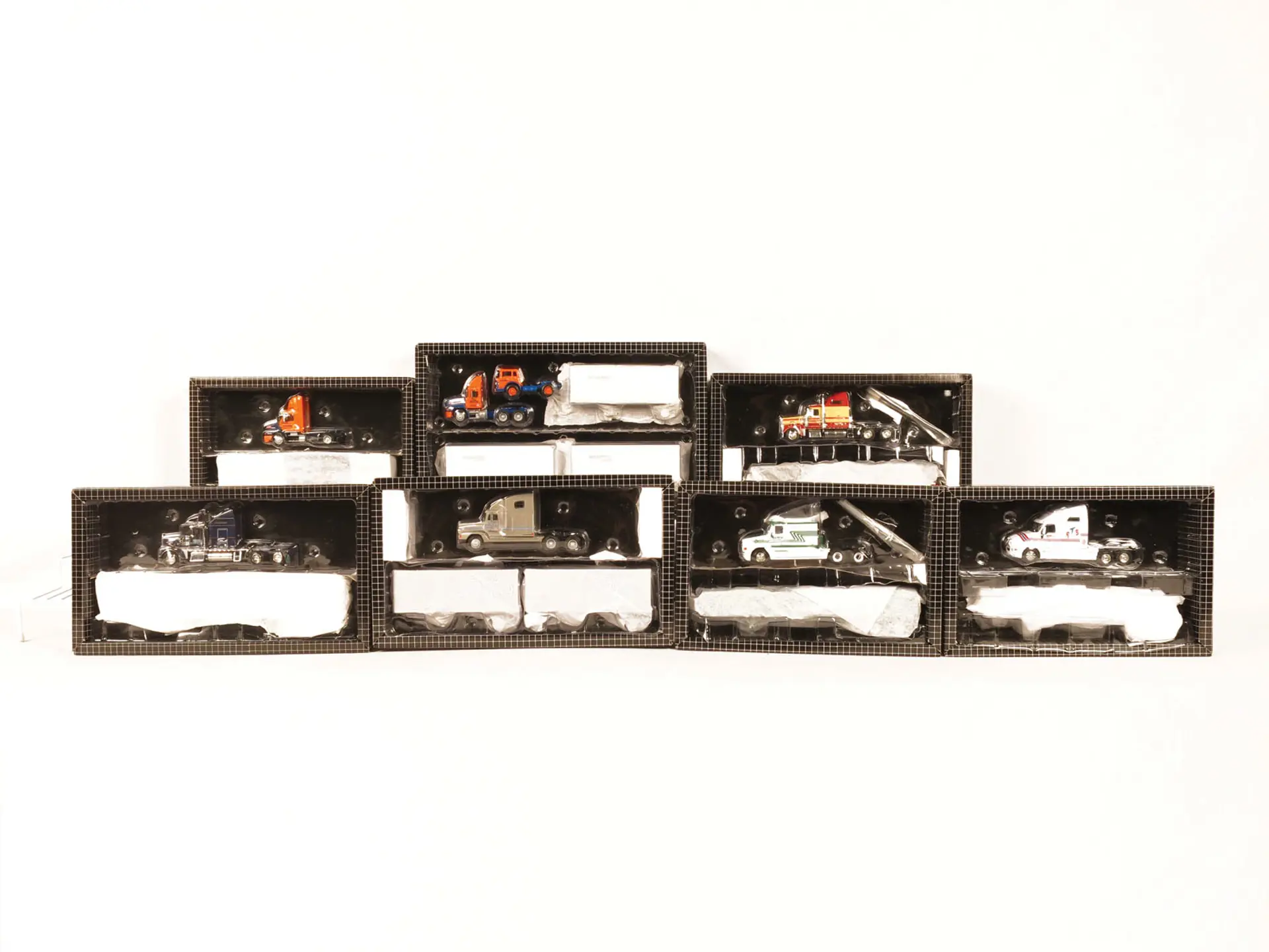 Seven 1/64 Scale Precision Engineered Models of Various Companies ...