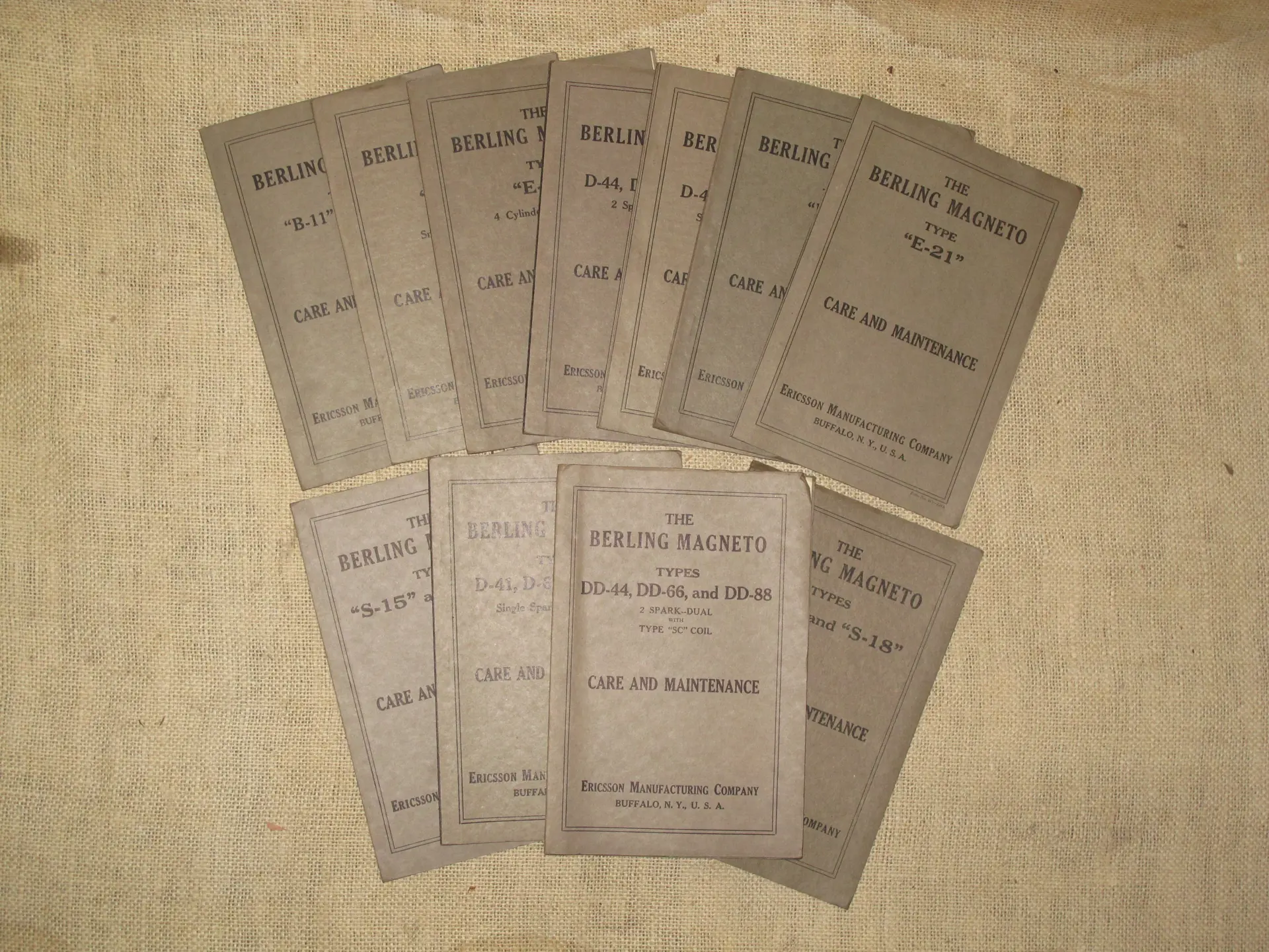 Berling Magneto Manuals | The Lee Roy Hartung Collection | RM Sotheby's