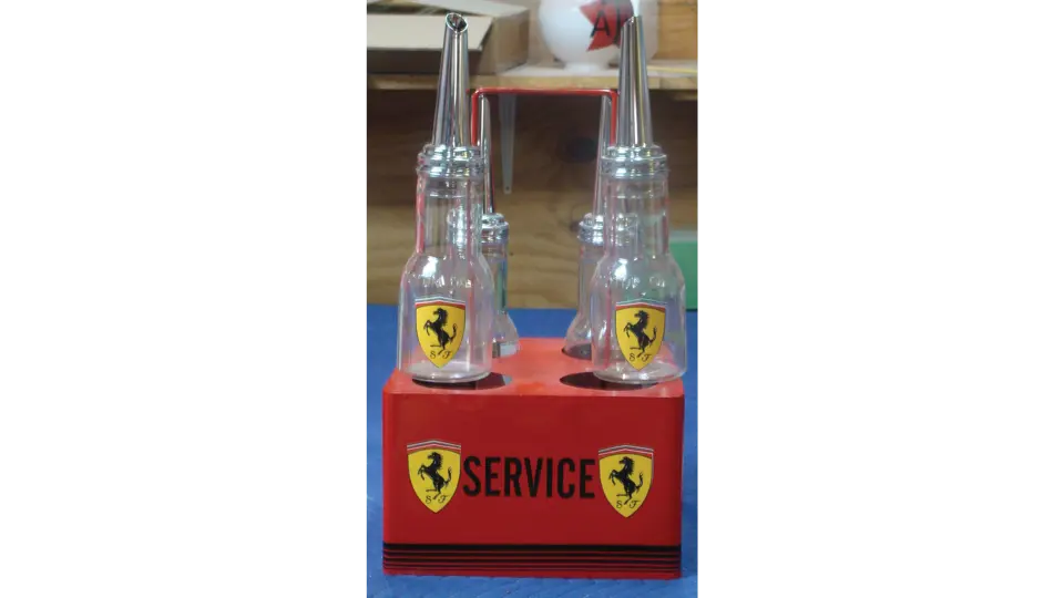Ferrari Service Oil Bottles Rack of Four | Fall Carlisle 2013 | RM ...