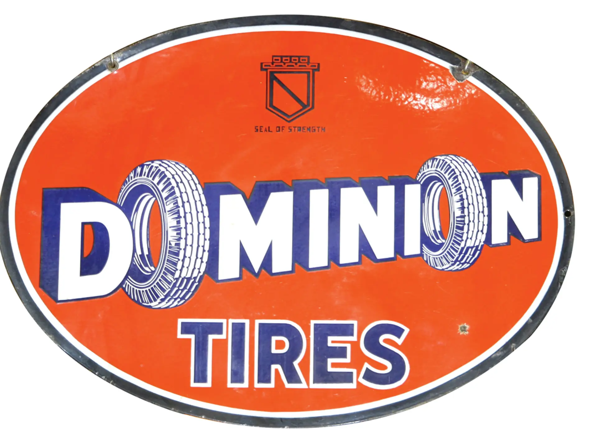 DOMINION TIRES SIGN | Private Collection of Tom & Marlene Stackhouse ...