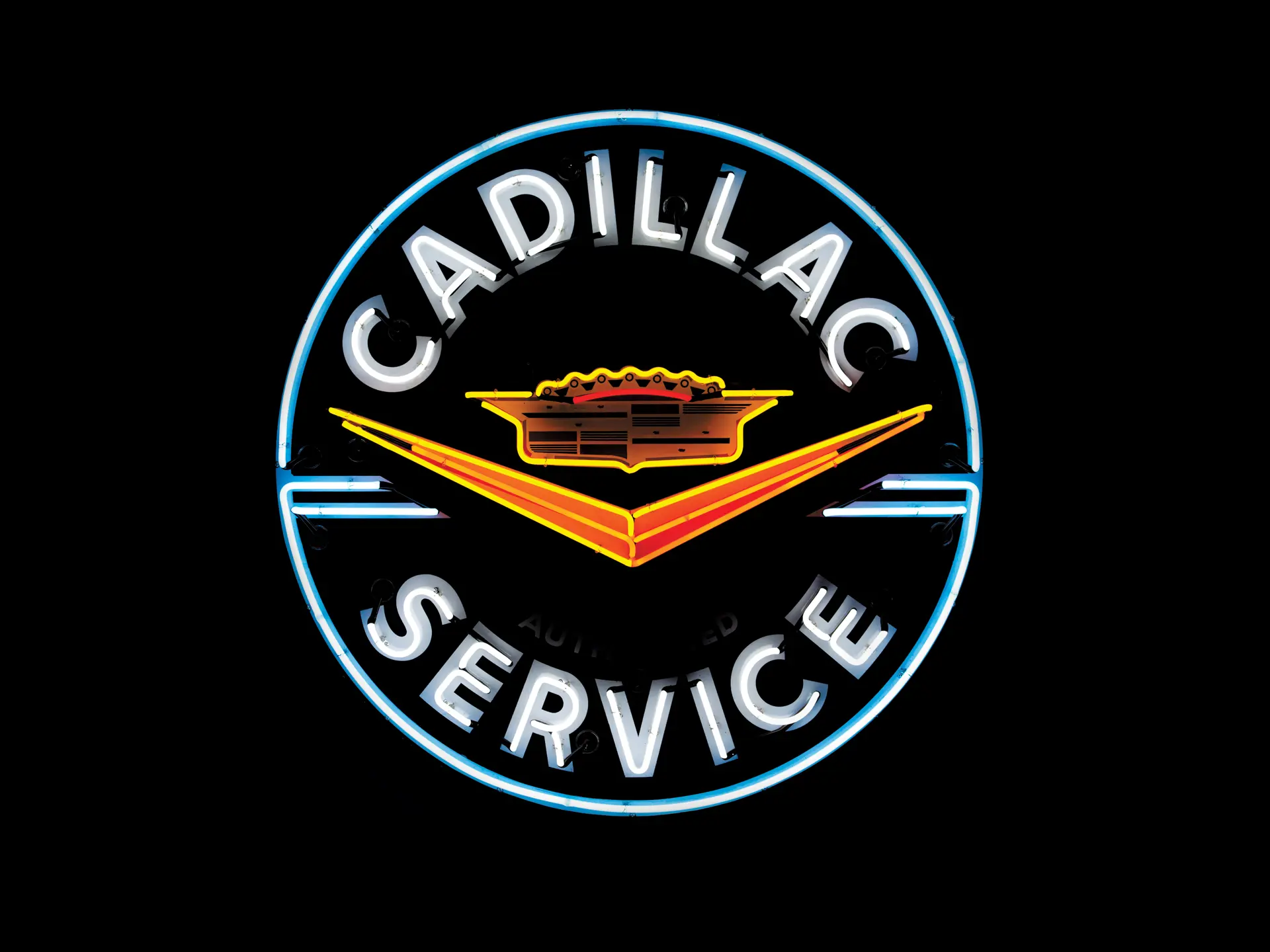 Cadillac Service Neon Sign | The Andrews Collection | RM Sotheby's