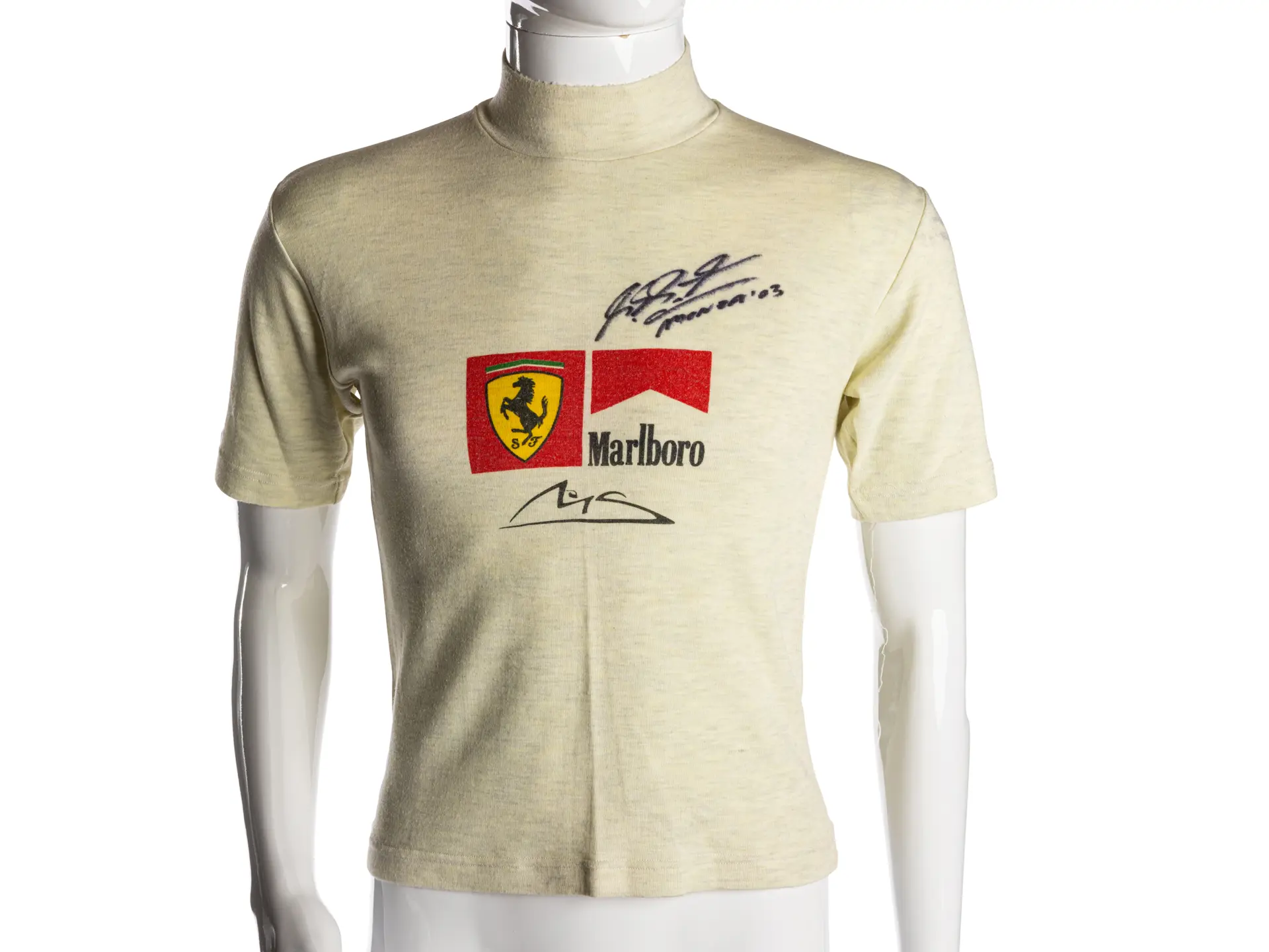 2003 Michael Schumacher Scuderia Ferrari Formula 1 Nomex Signed ...