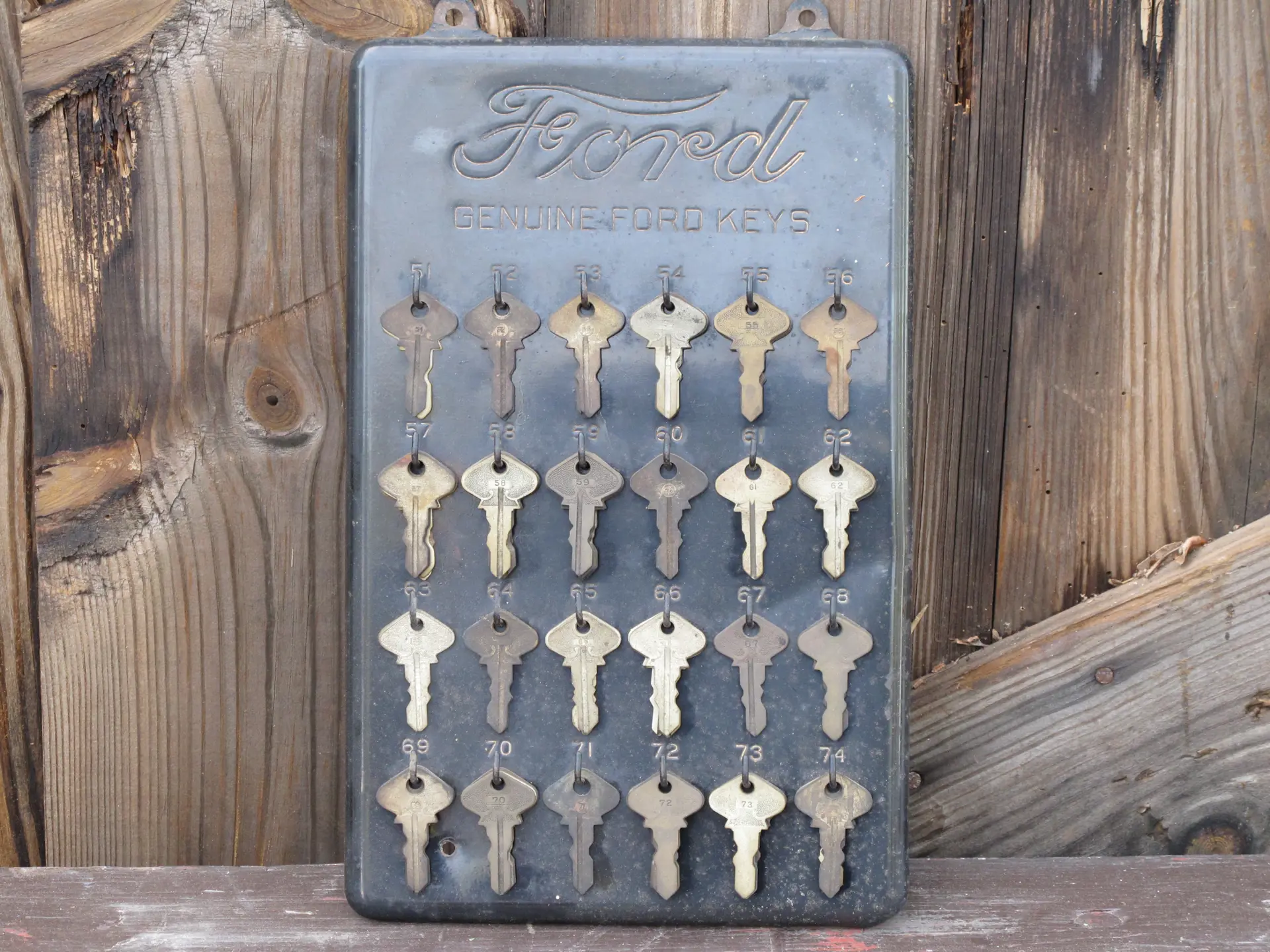 Ford Key Display | The Lee Roy Hartung Collection | RM Sotheby's