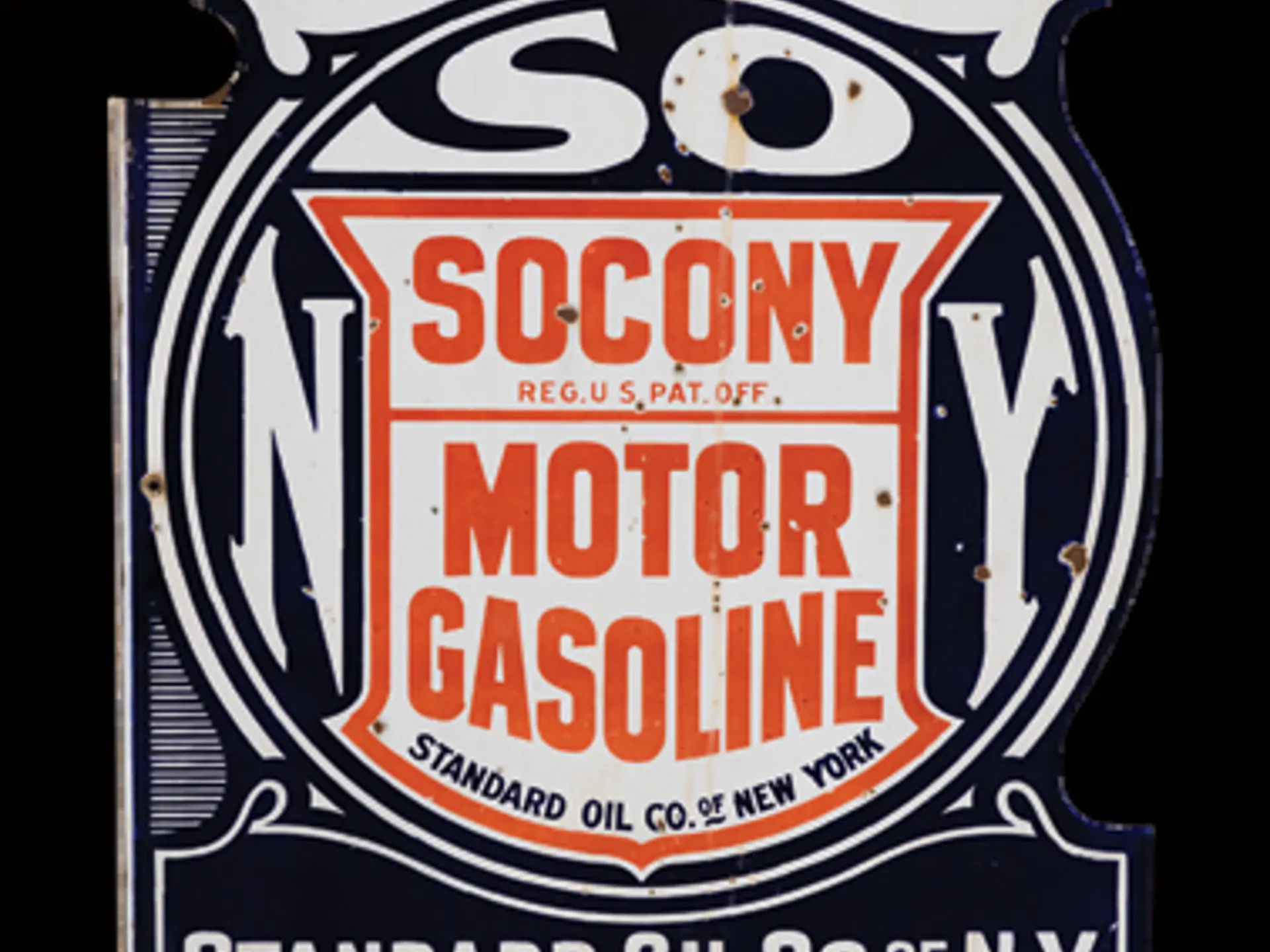 Socony Flange Sign | Vintage Motor Cars of Hershey 2009 | RM Sotheby's