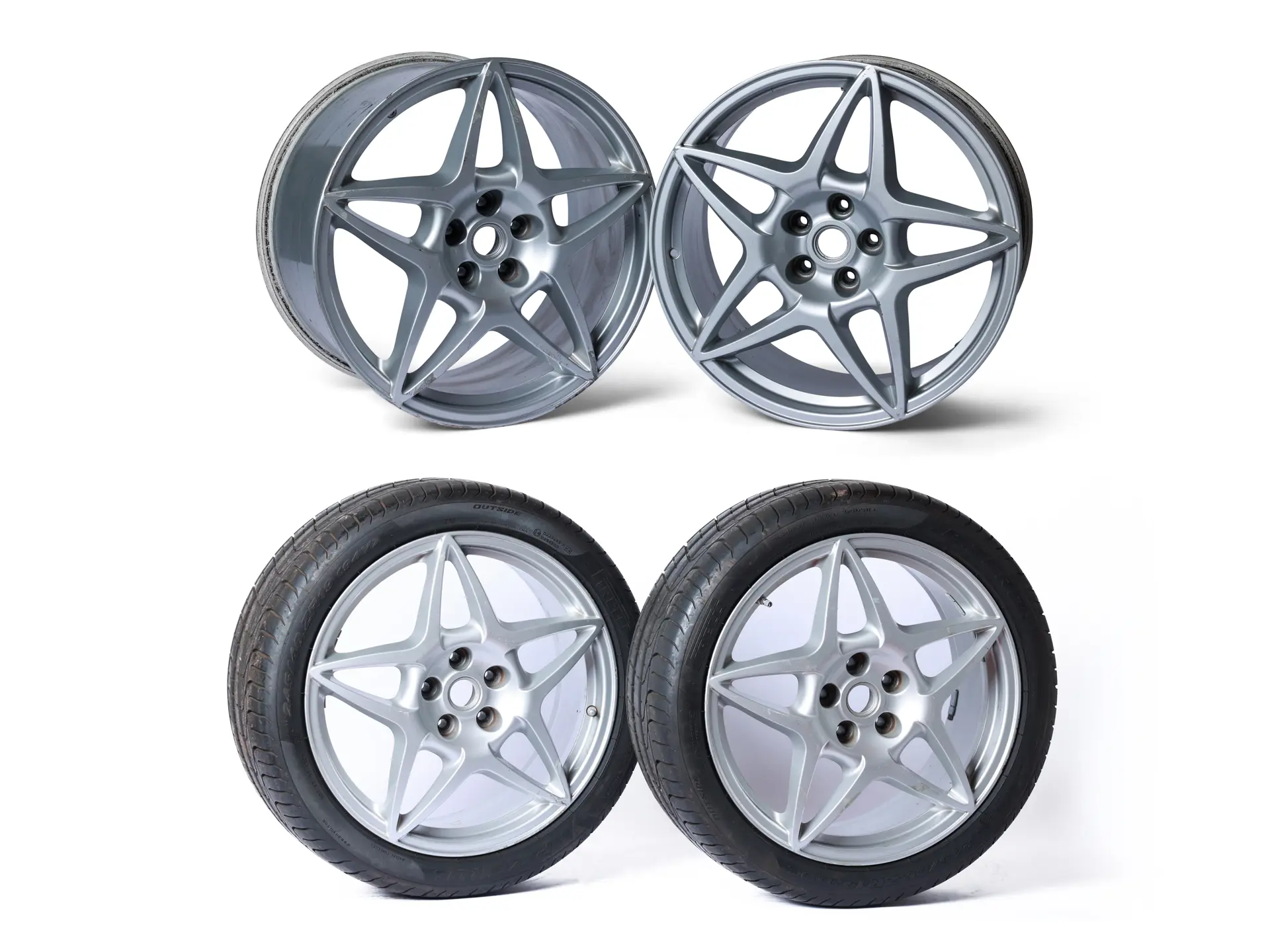 Four Ferrari 599 Wheels with Tyres | The Garagista Collection | RM ...