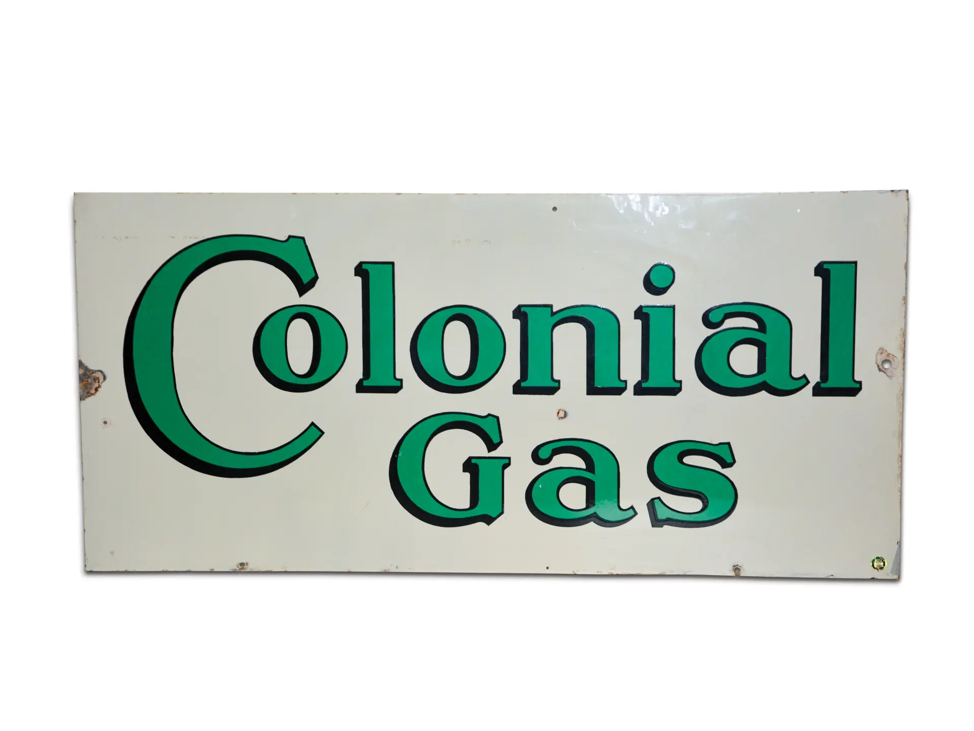 Colonial Gas Double-Sided Porcelain Sign | Fort Lauderdale 2019 | RM ...