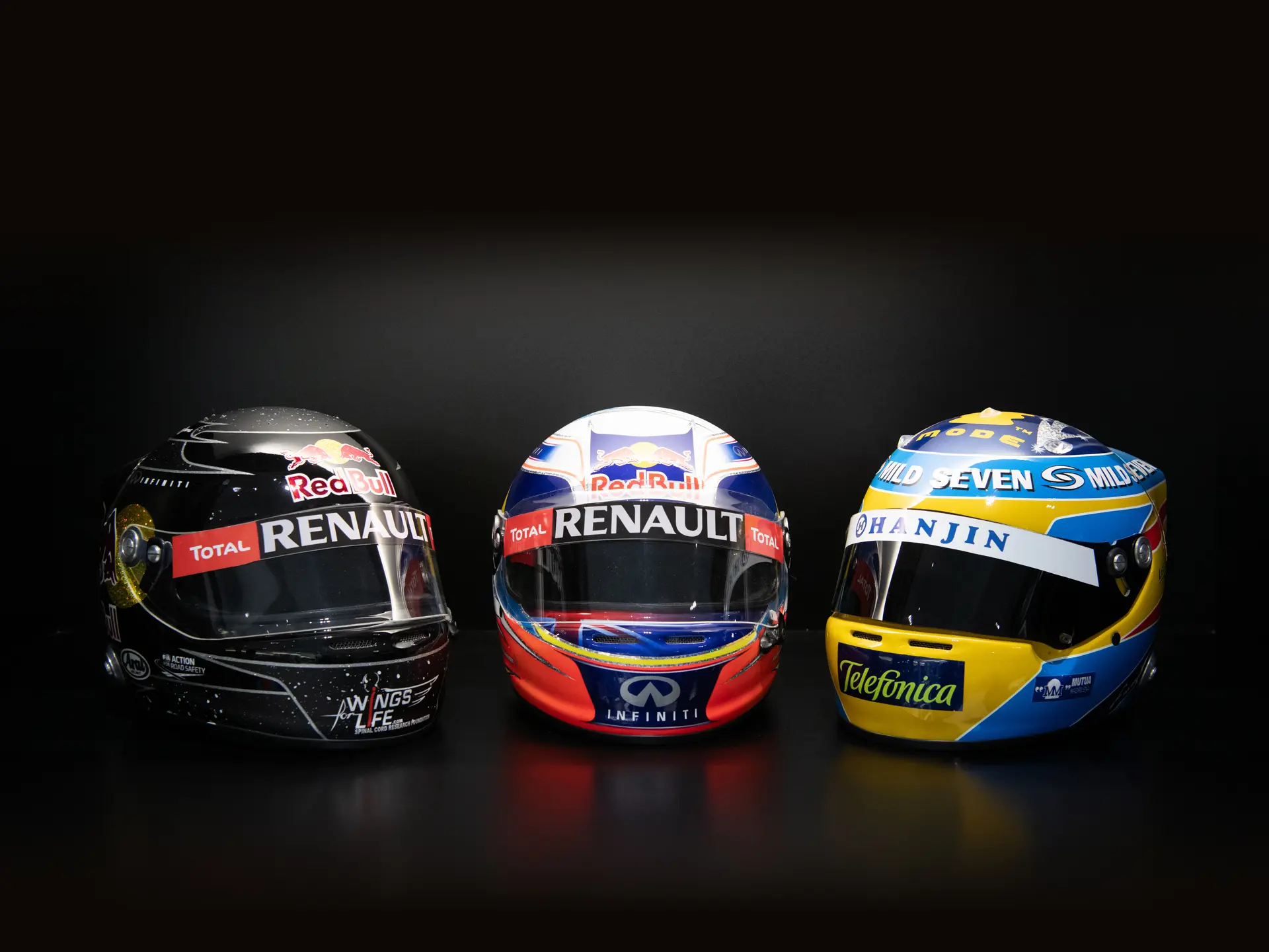 Sebastian Vettel, Daniel Ricciardo, and Fernando Alonso Formula 1 ...