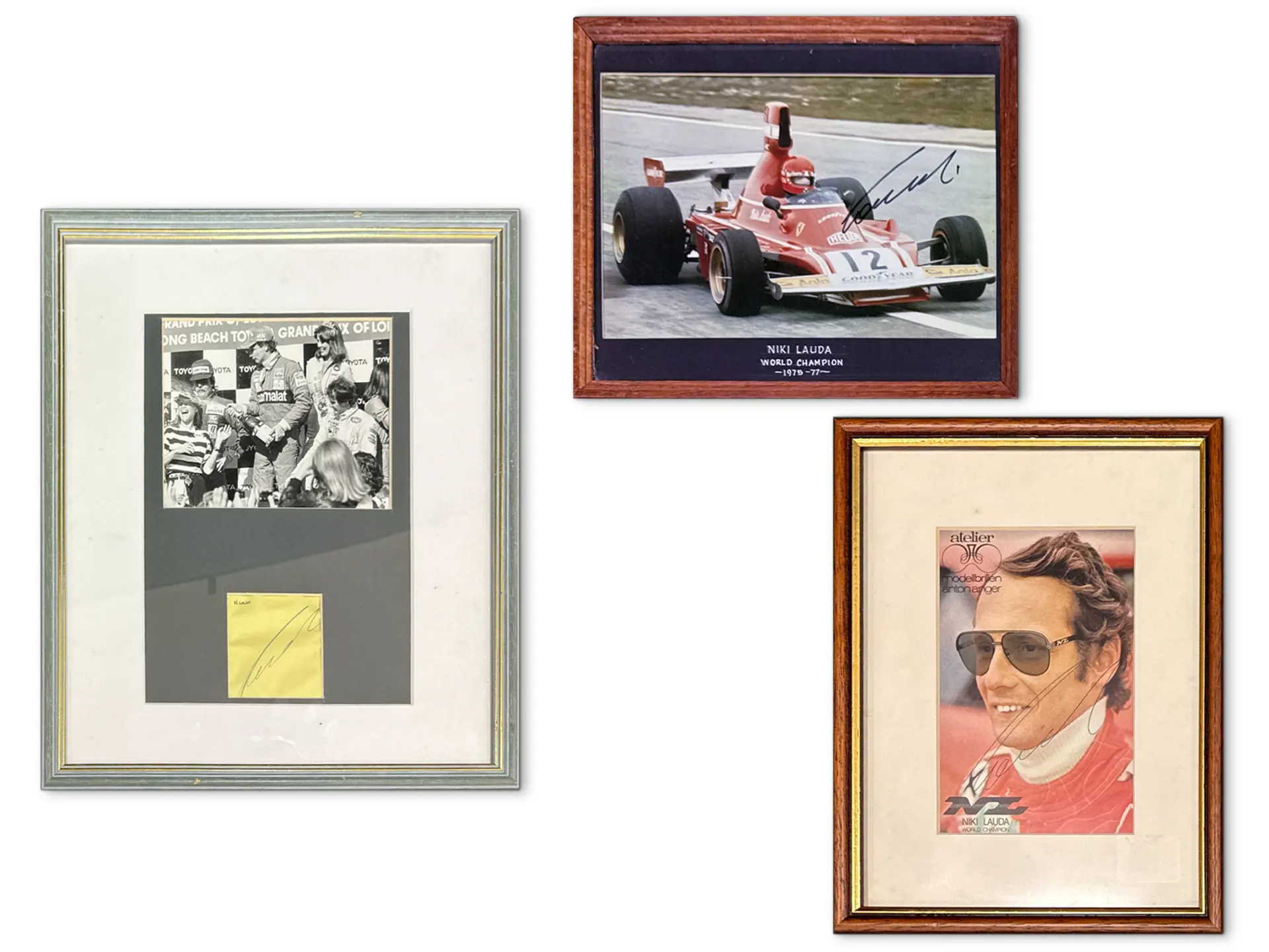 Three Niki Lauda Signed Photographs, Framed | Unwrapped | The ...