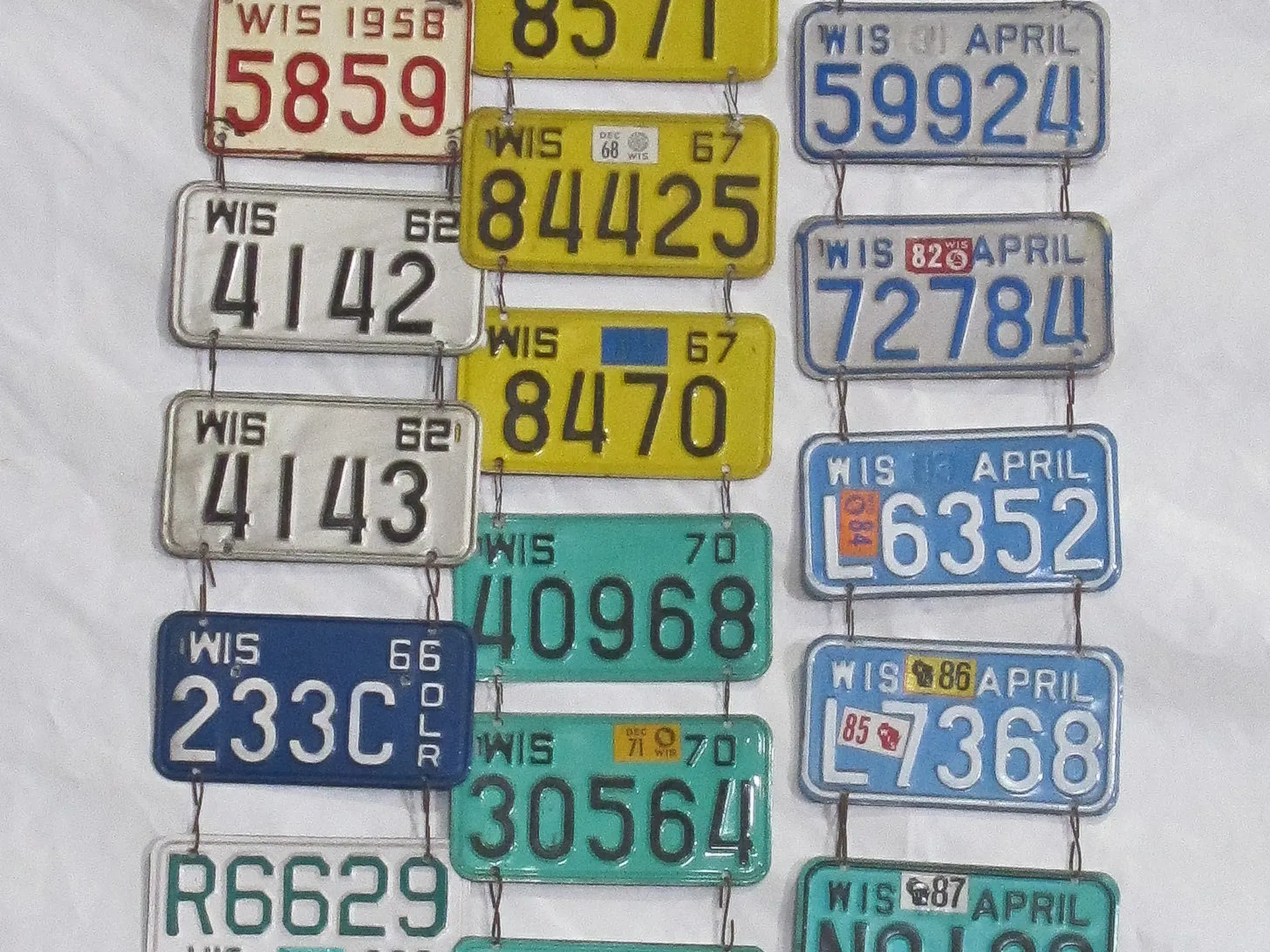 Wisconsin Motorcycle License Plates | The Lee Roy Hartung Collection ...