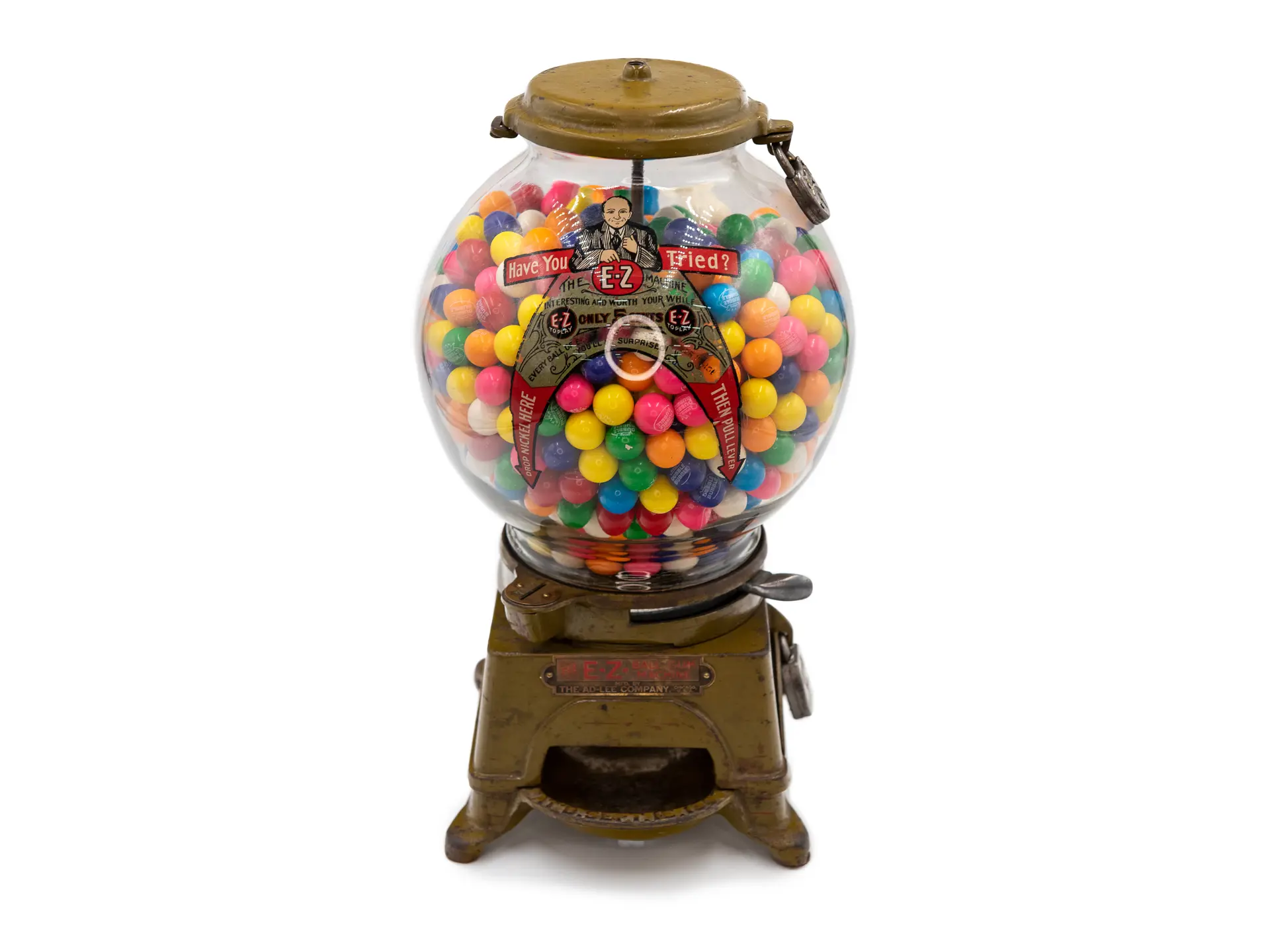 E-Z Ball-Themed Ad-Lee Gum Machine | Handle with Fun | RM Sotheby's