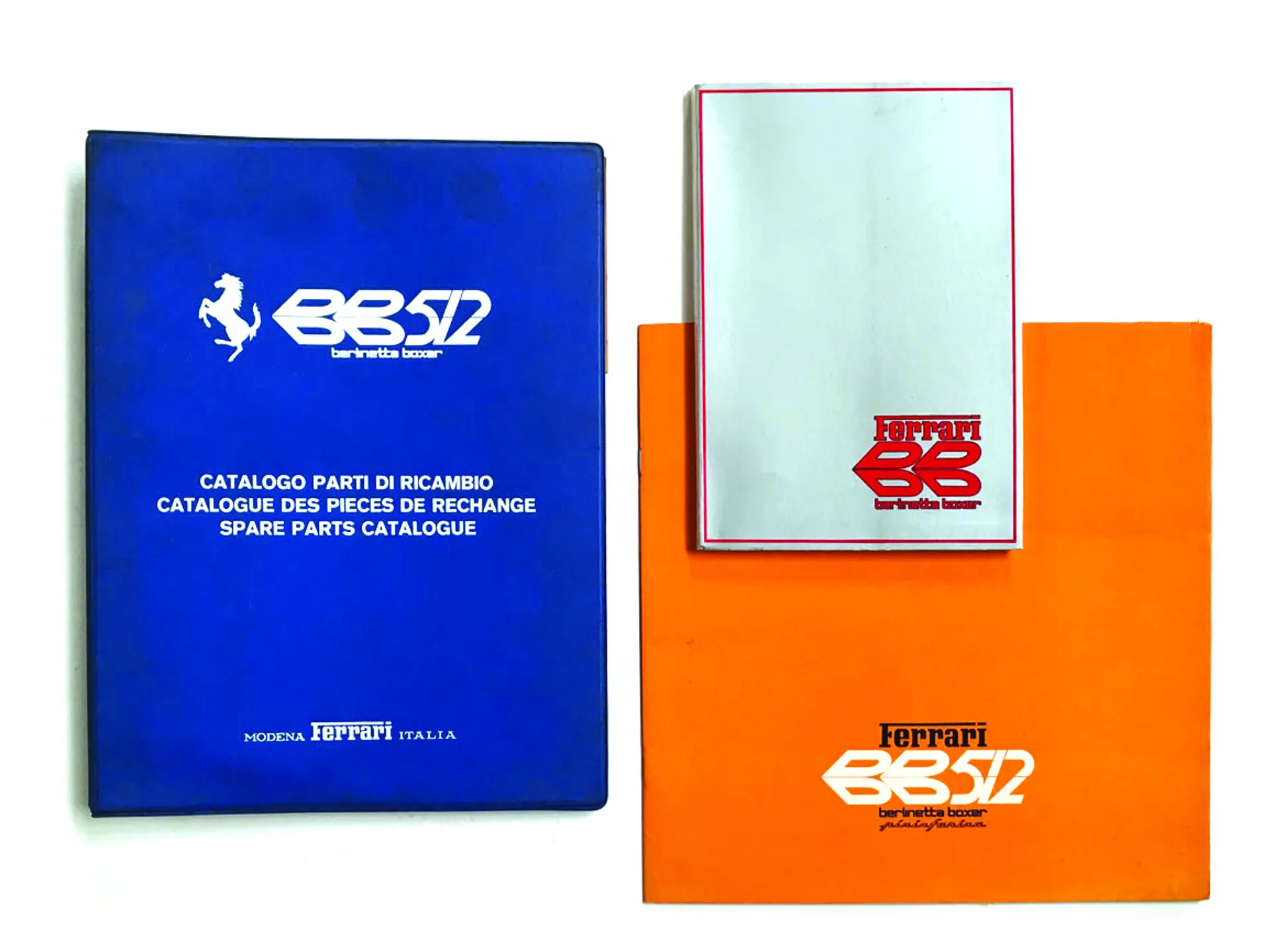 Three Ferrari 512 BB factory publications | Santa Monica 2016 | RM ...