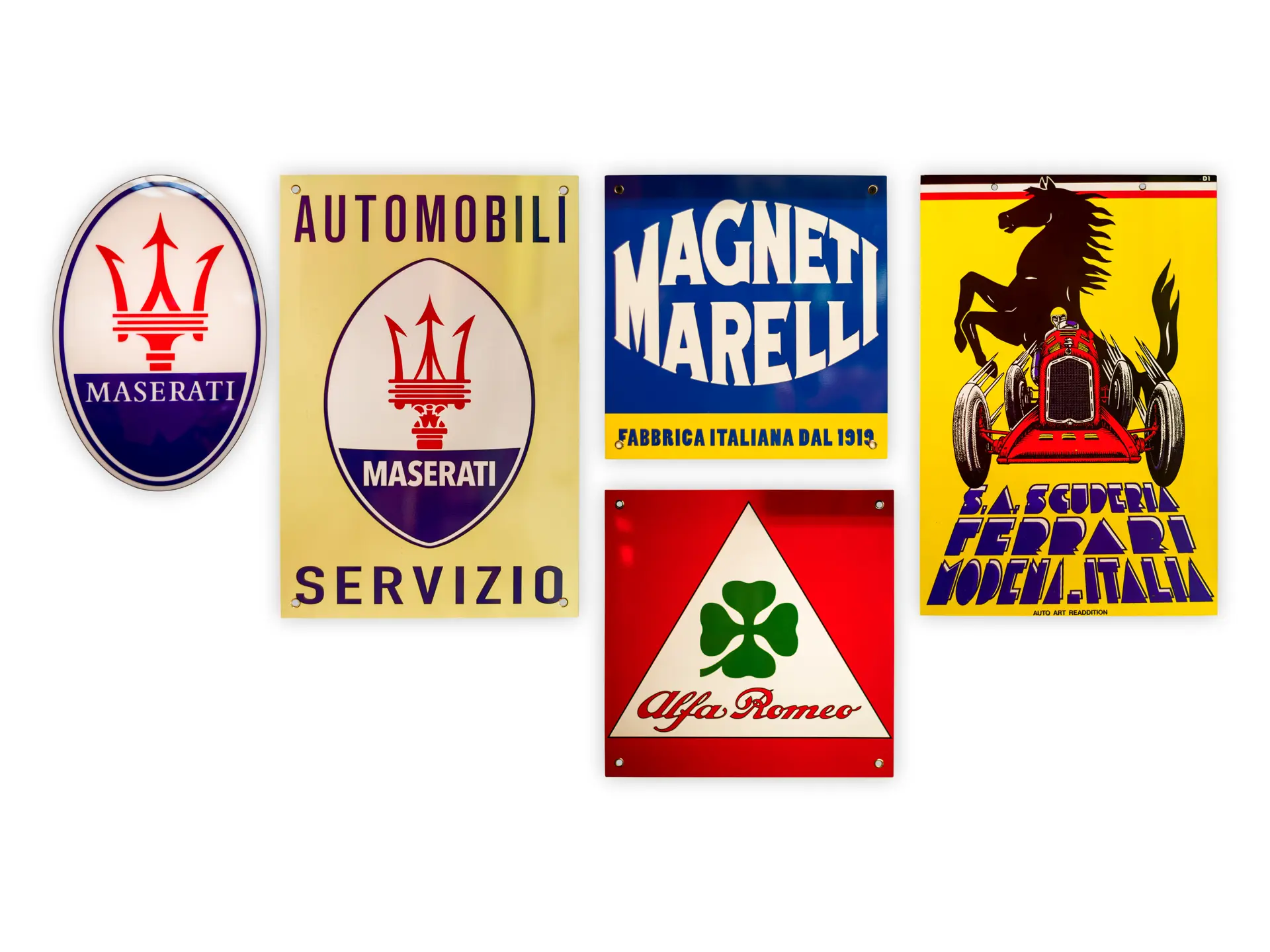 Assorted Italian Signs | Gene Ponder Collection | RM Sotheby's