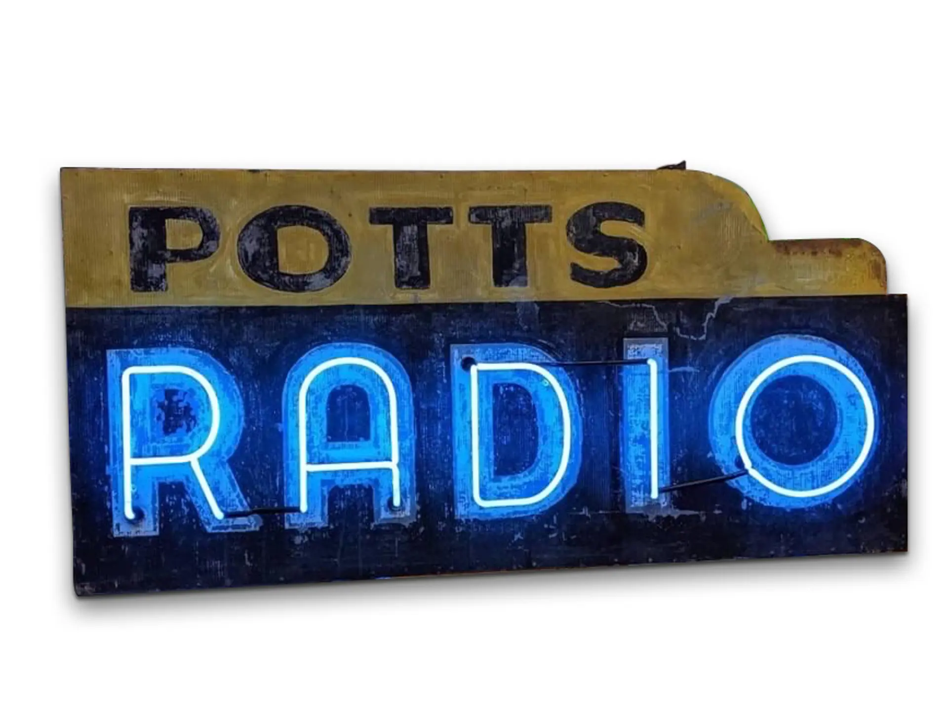 Potts Radio Double-Sided Neon Sign | Palm Beach 2020 | RM Sotheby's