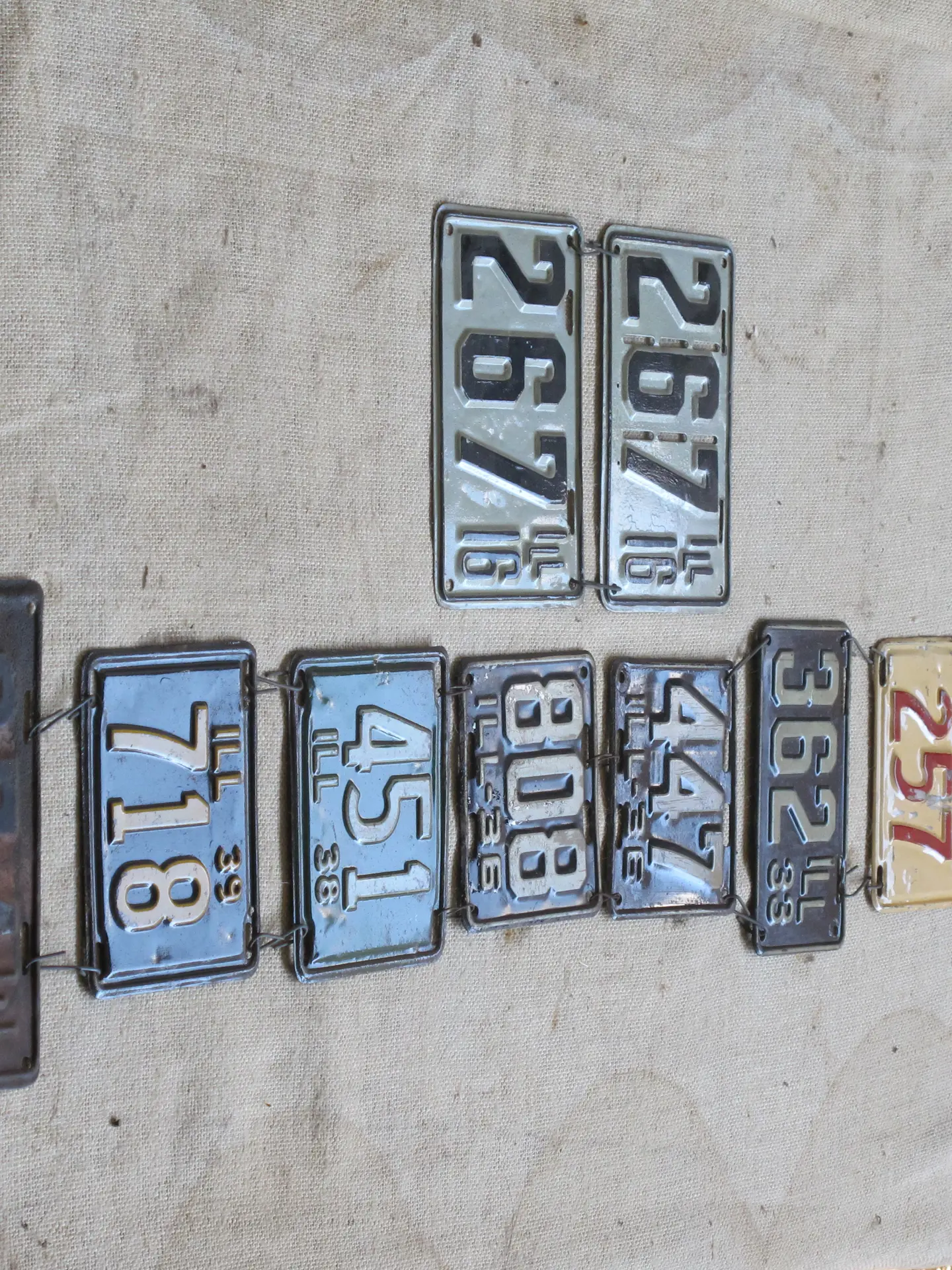 Illinois Three Digit License Plates | The Lee Roy Hartung Collection ...