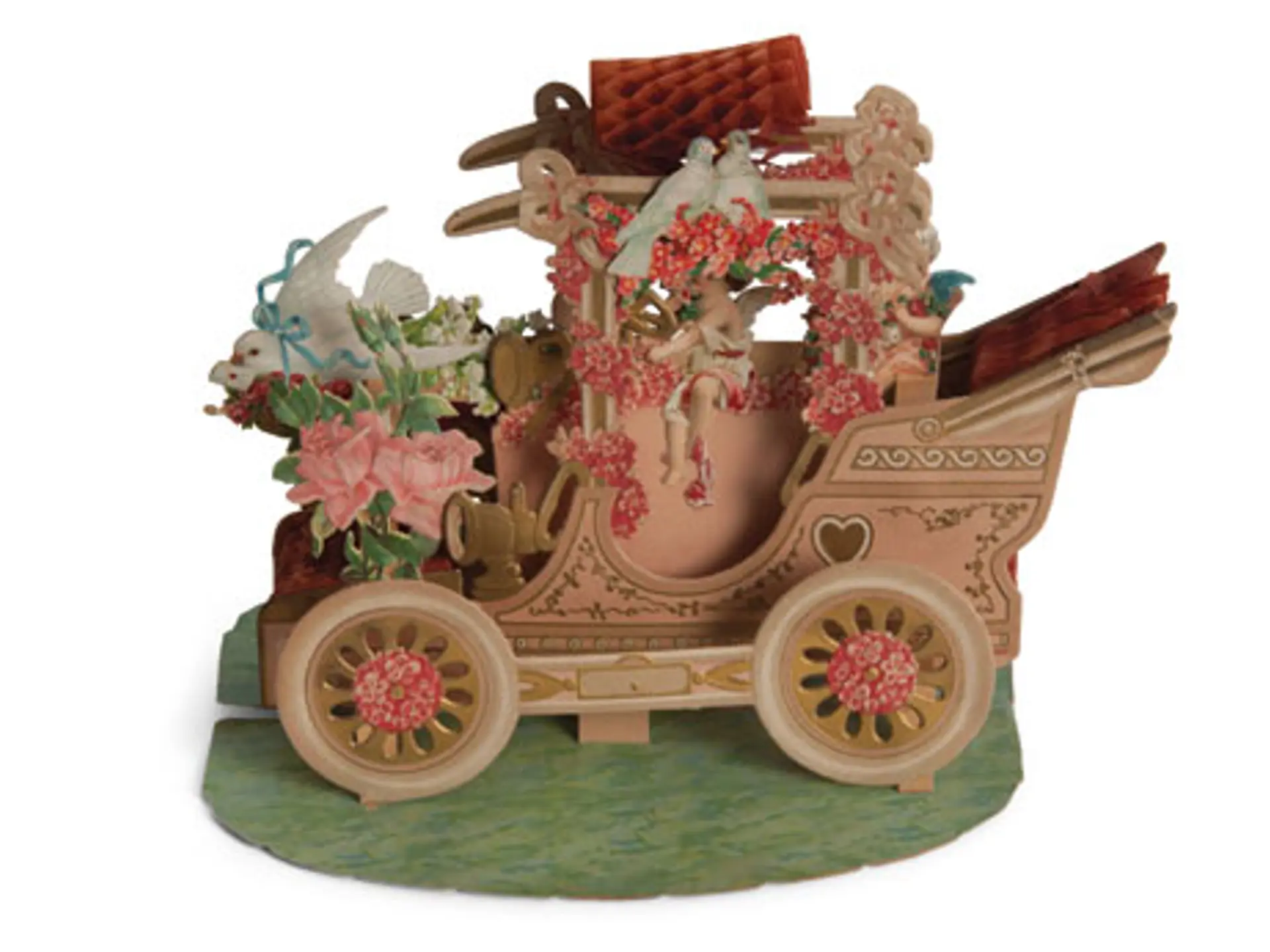 German Turn of the Century Phaeton 3-D Valentine (9" X 11") | Auburn ...
