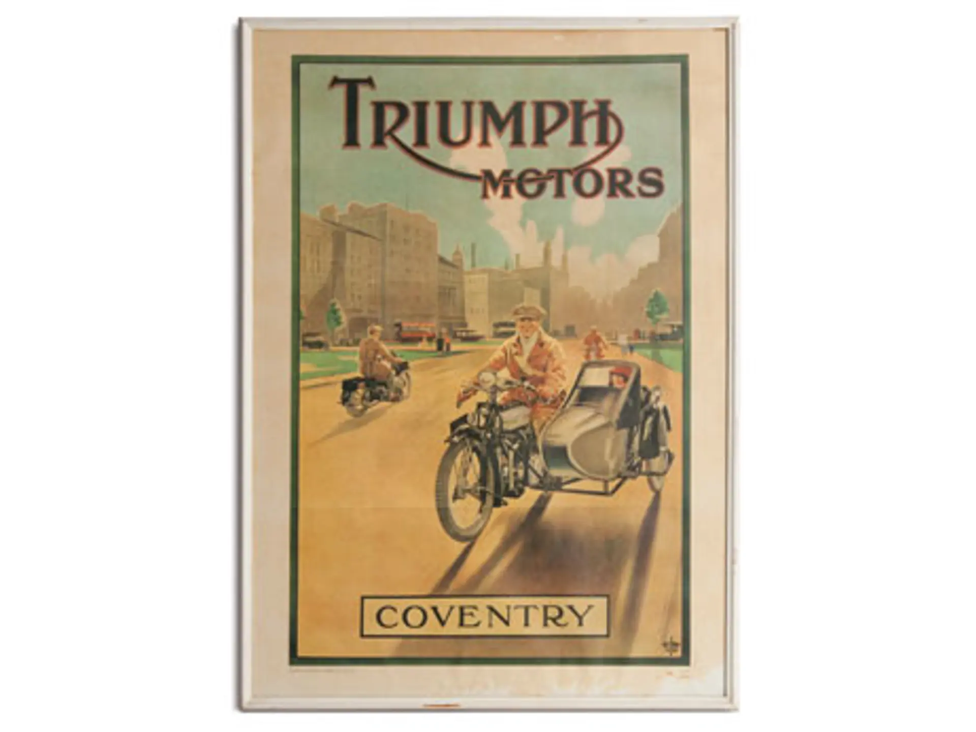 "Triumph Motorcycle" Framed Poster (20.5" X 28.25") | Auburn Fall 2013 ...