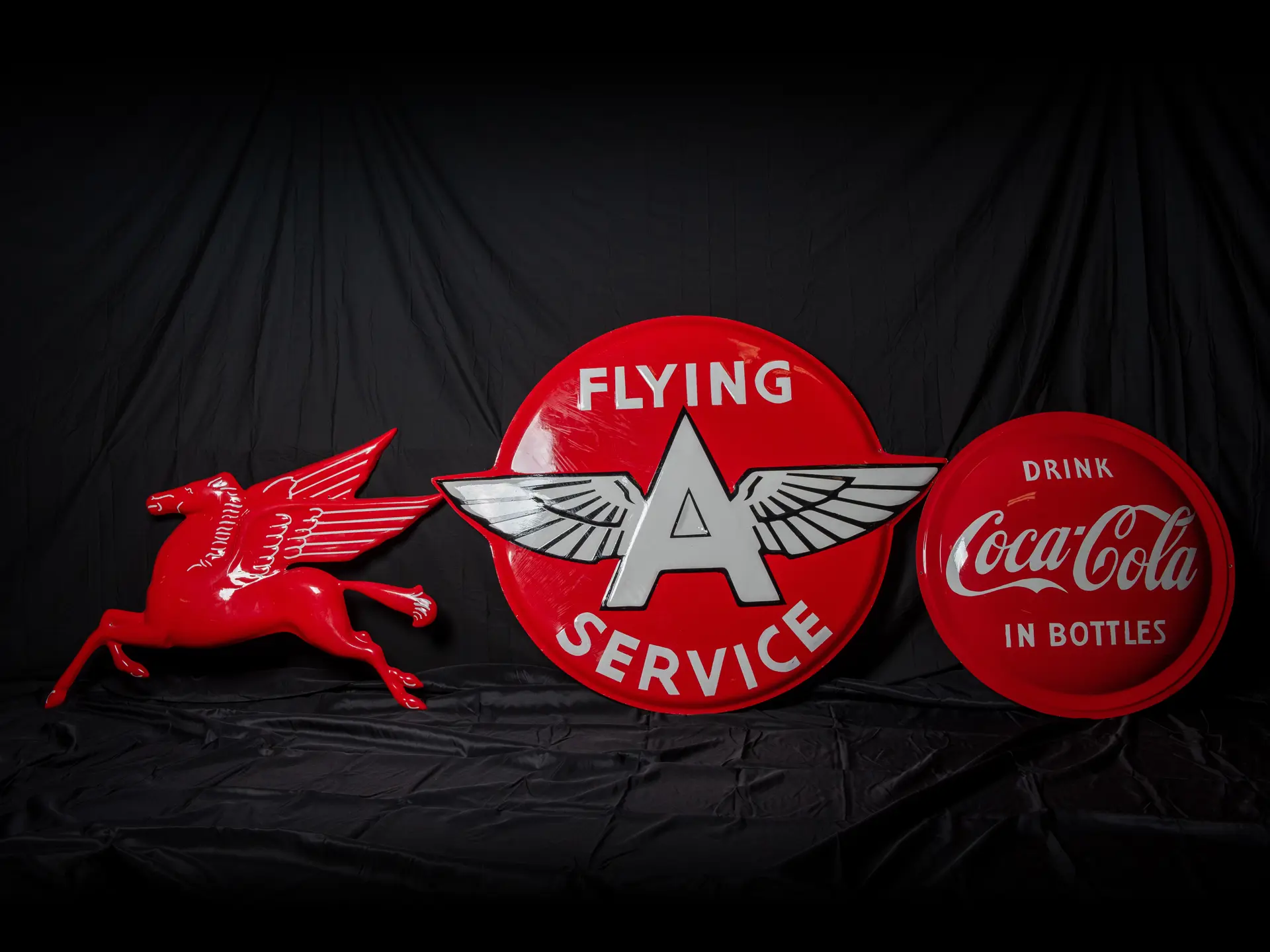 Three Fiberglass Signs | Open Roads, February 2022 | RM Sotheby's