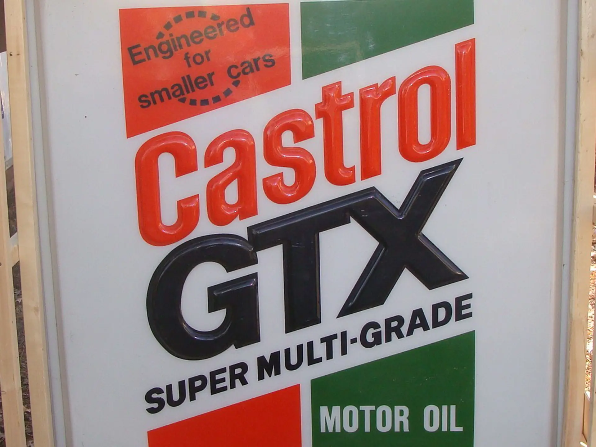 Original Castrol GTX Display Light-up Sign 4' | Auburn Spring 2014 | RM ...