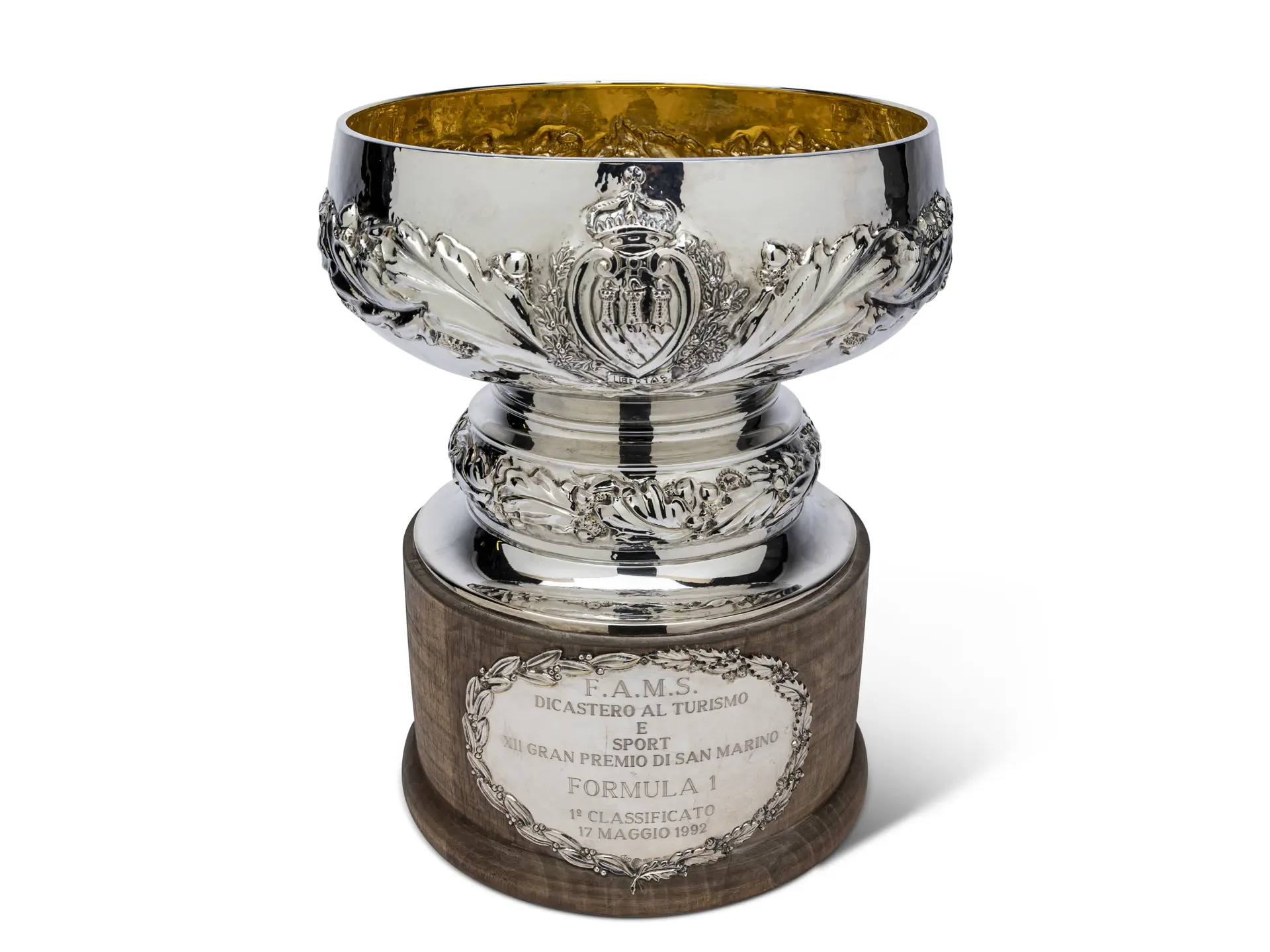 1992 San Marino Grand Prix 1st-Place Trophy | Nigel Mansell’s Legacy ...