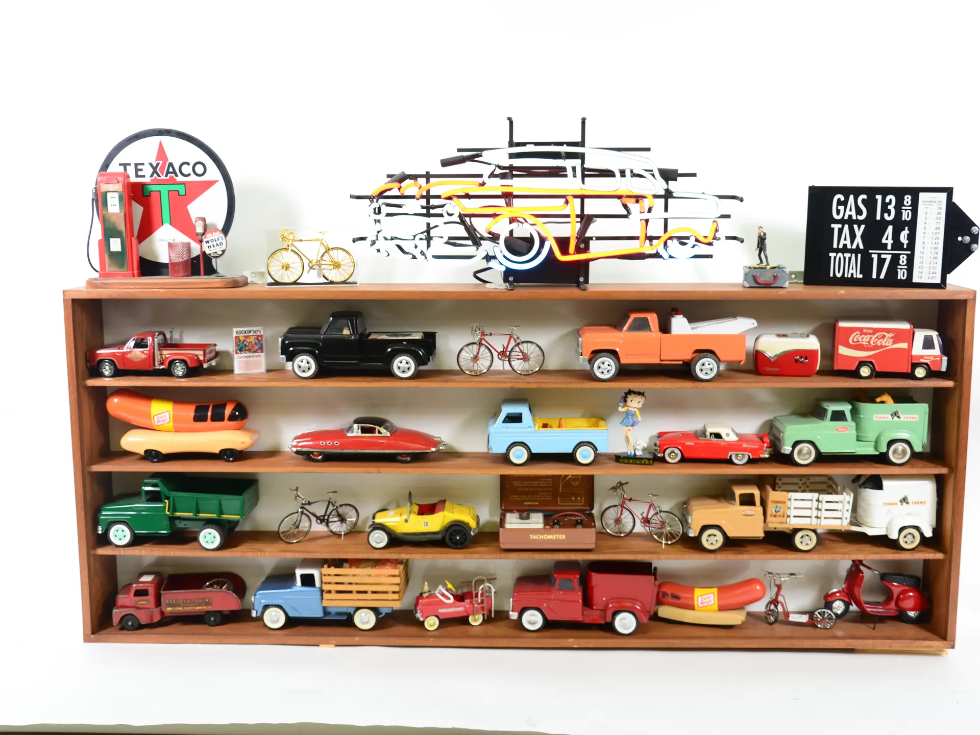 Model car display cabinet with toy cars. | Auburn Spring 2016 | RM ...