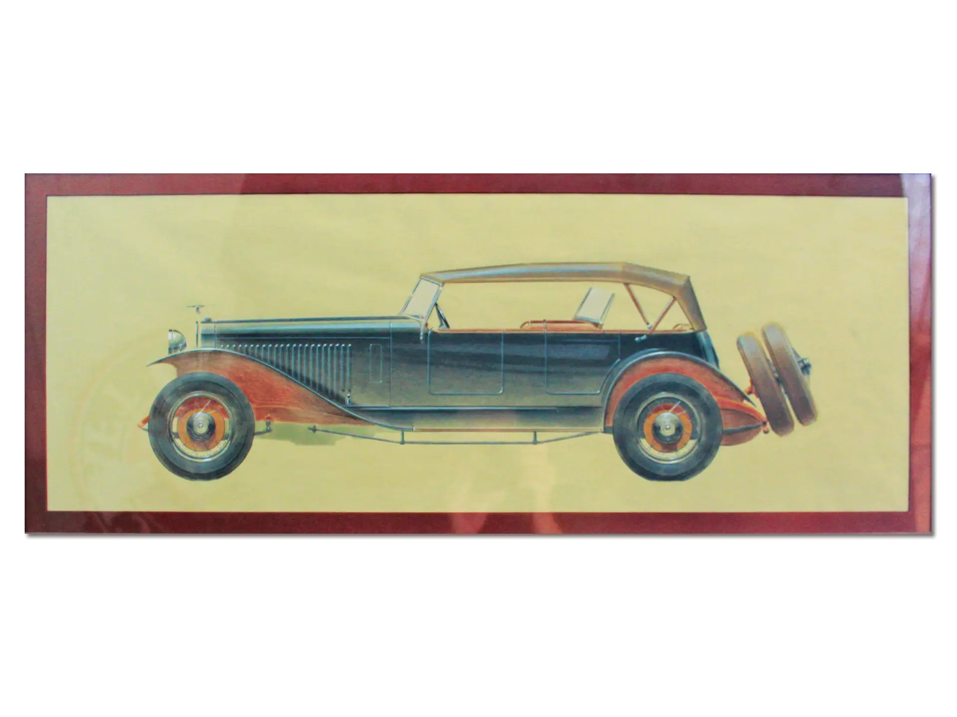 Hispano-Suiza HB6 Labourdette Skiff Torpedo Styling Art by Strother ...