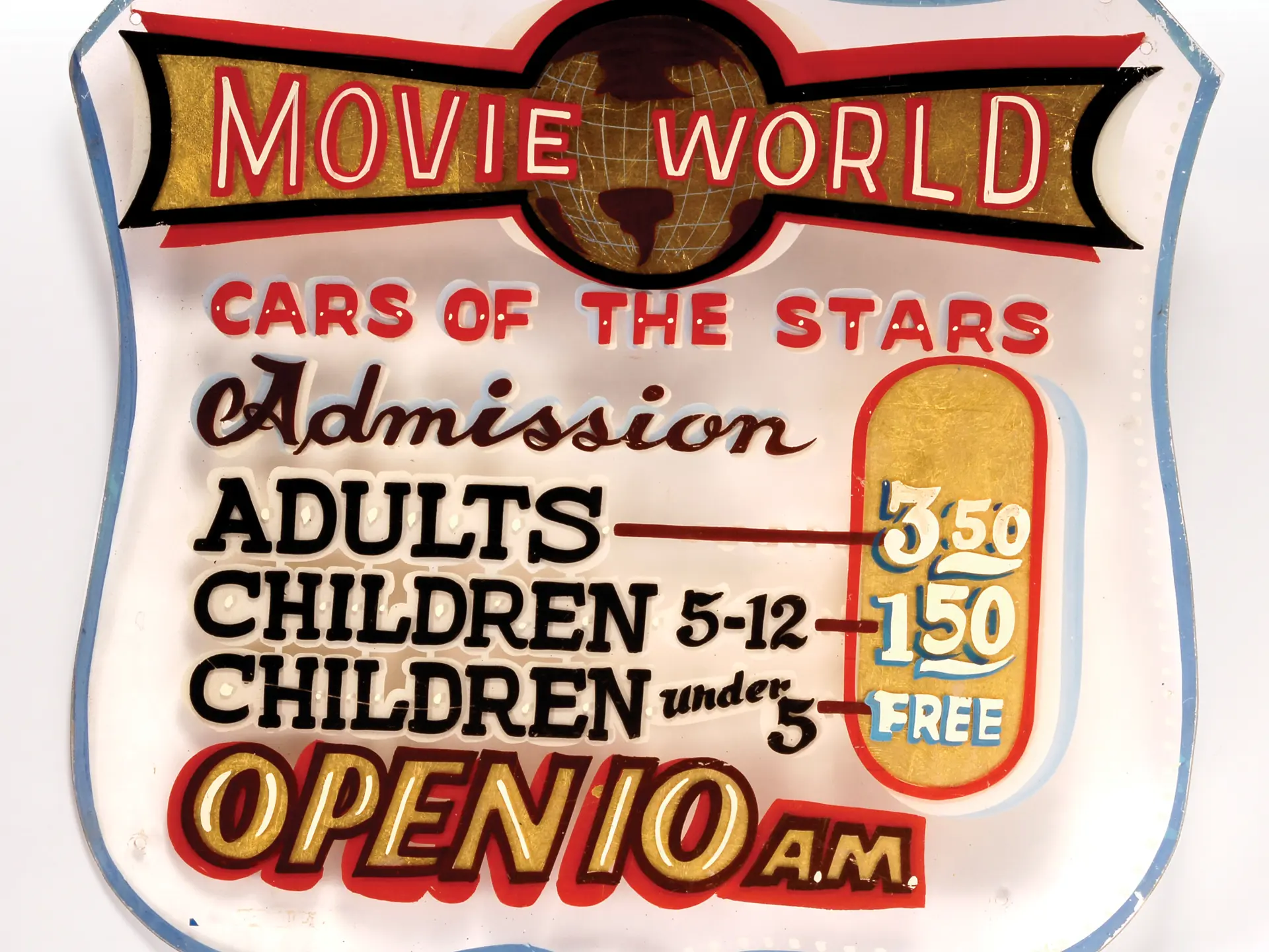 Von Dutch - MovieWorld Admissions Sign | The Brucker Collection | RM ...