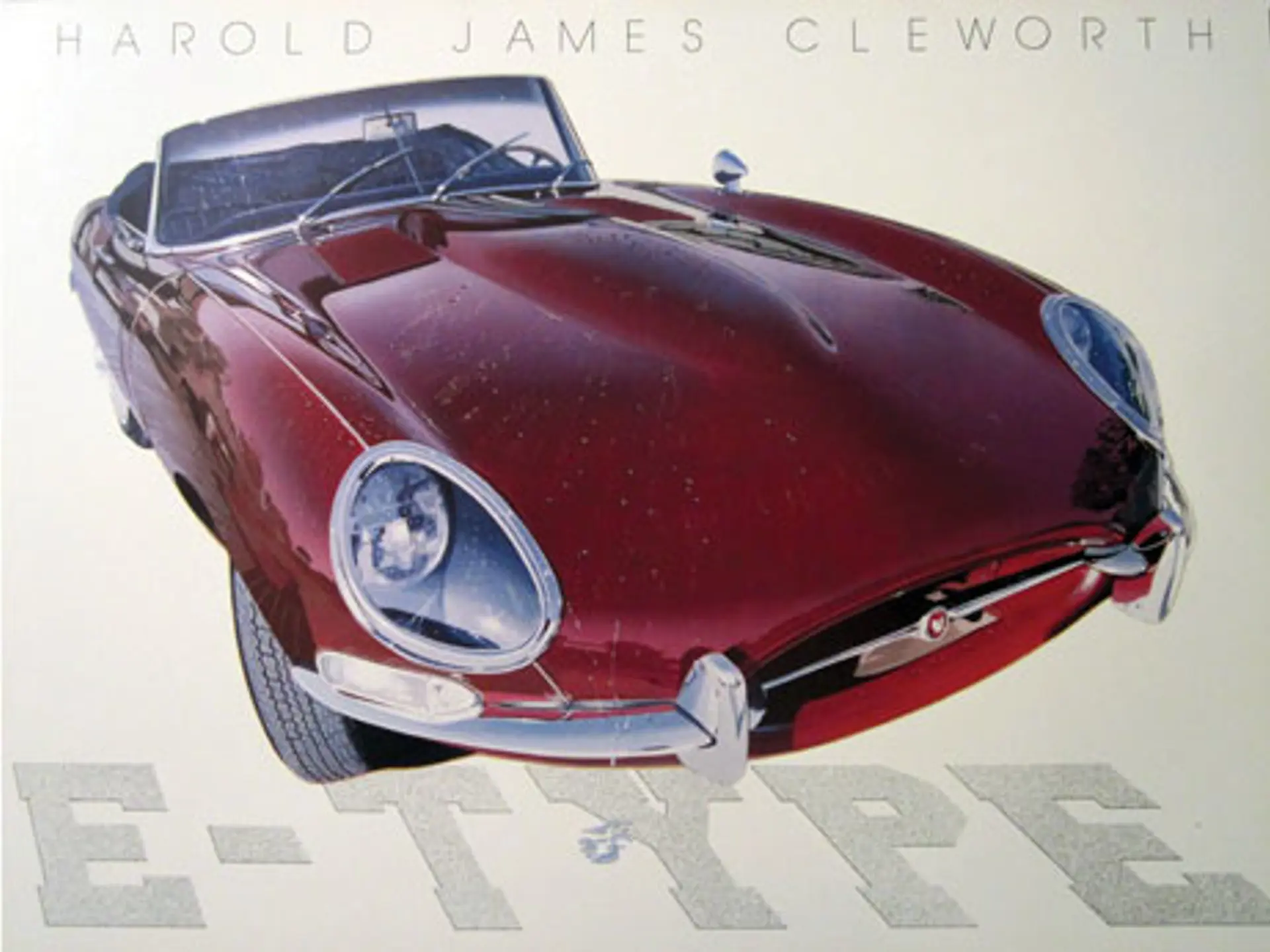 Rare jaguar e type poster by Harold Cleworth; 24"x32" | California 2014 ...