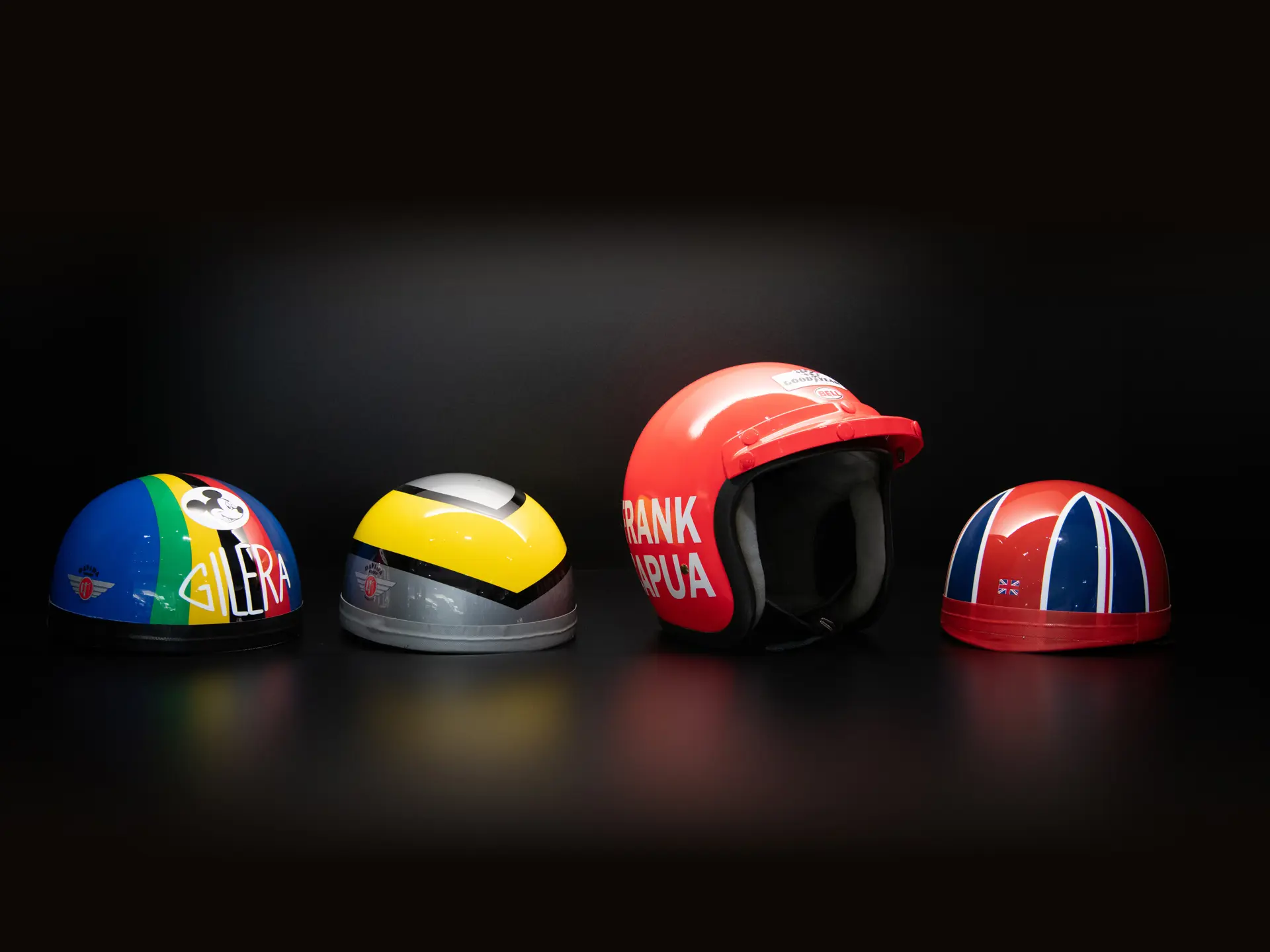 Paul Newman "Winning" Replica Helmet and Vintage-Style Motorcycle ...