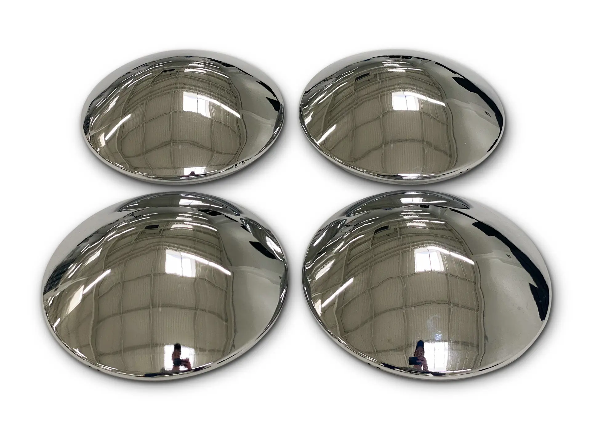 Four Chrome Hub Caps | The White Collection | Online | RM Sotheby's