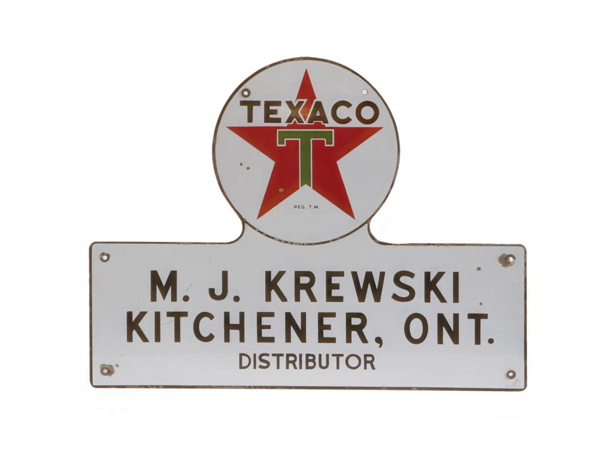 TEXACO SIGN | Private Collection of Tom & Marlene Stackhouse | RM Sotheby's