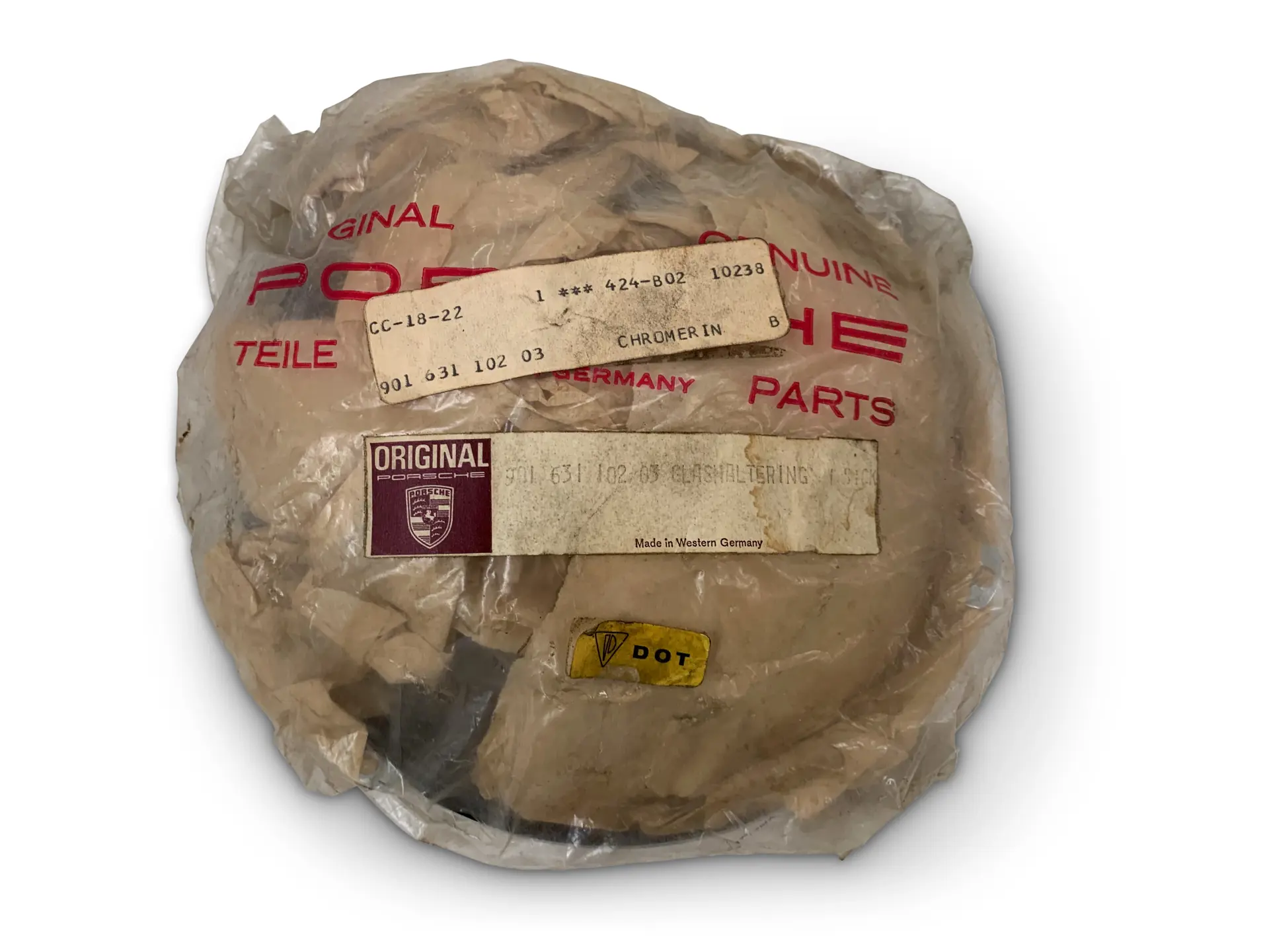Porsche 901 Headlamp Bezel Sealed in Factory Packaging, NOS | The White ...