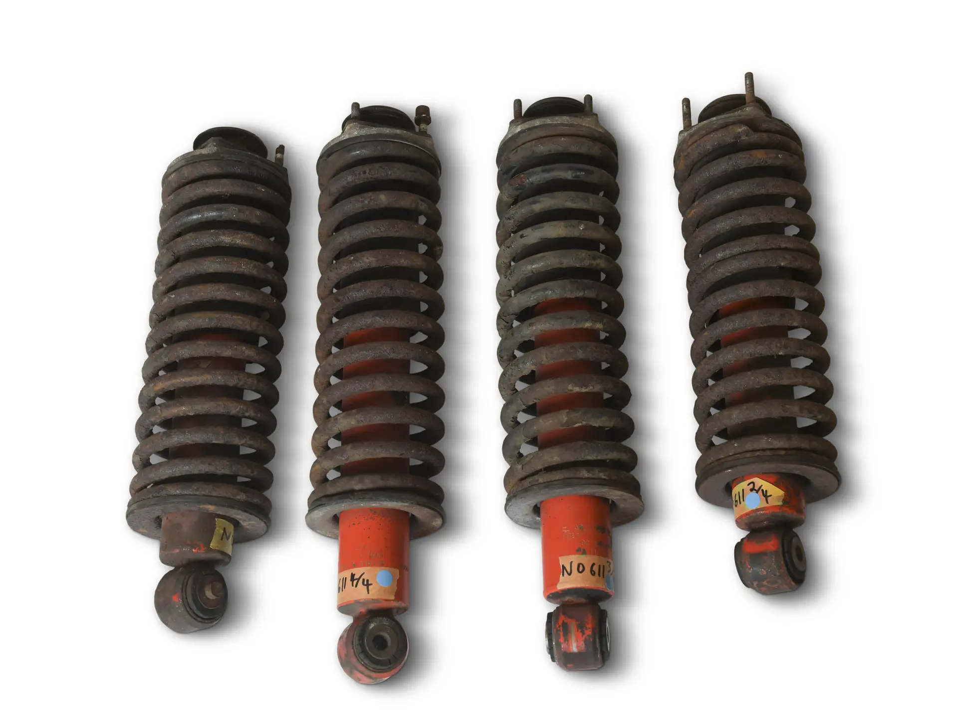 Four Koni Shock Absorbers and Springs for use with the Ferrari 288 GTO ...